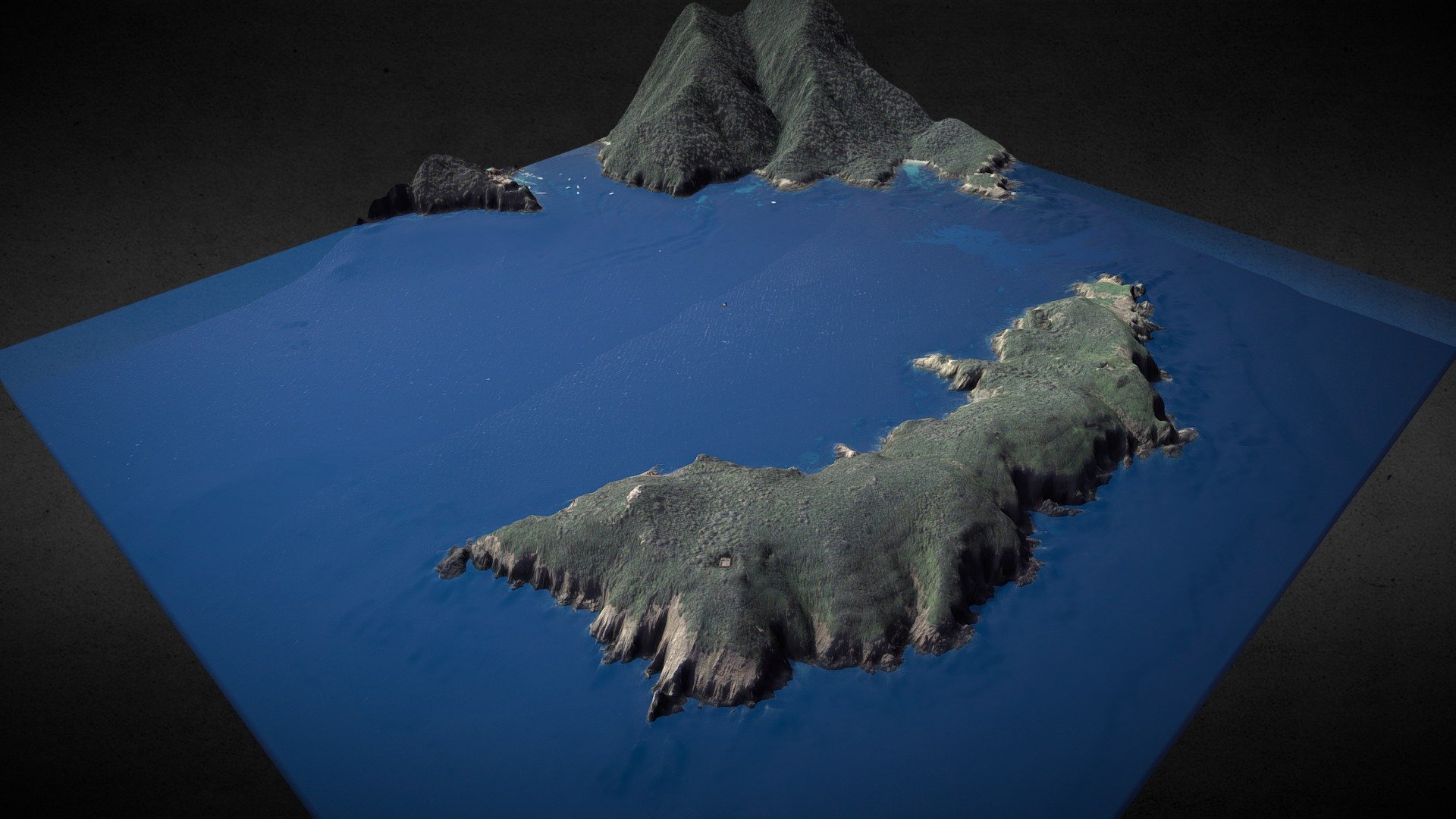 Port Cros NE 5m Z3 Map Box- Satellite - 3D model by Xavier Fischer ...