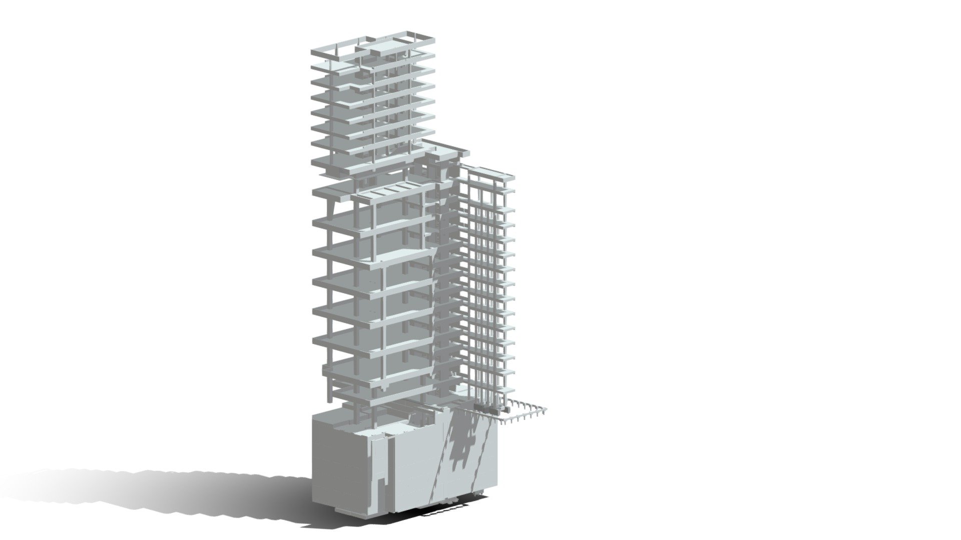 MODELO ESTRUTURA IZ FRANCA - R00 - 3D model by E2 Projetos & Tecnologia ...