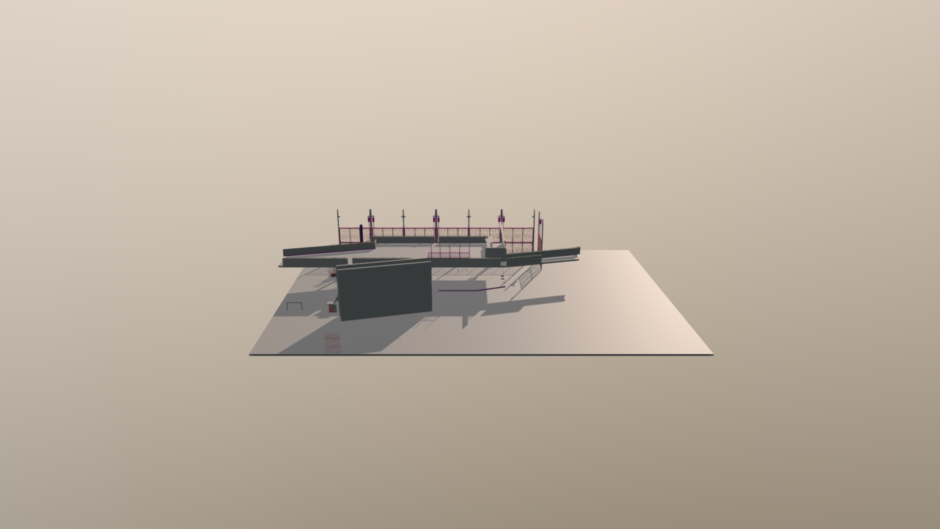 Market Hall - 3D model by xinli6 [3a33121] - Sketchfab