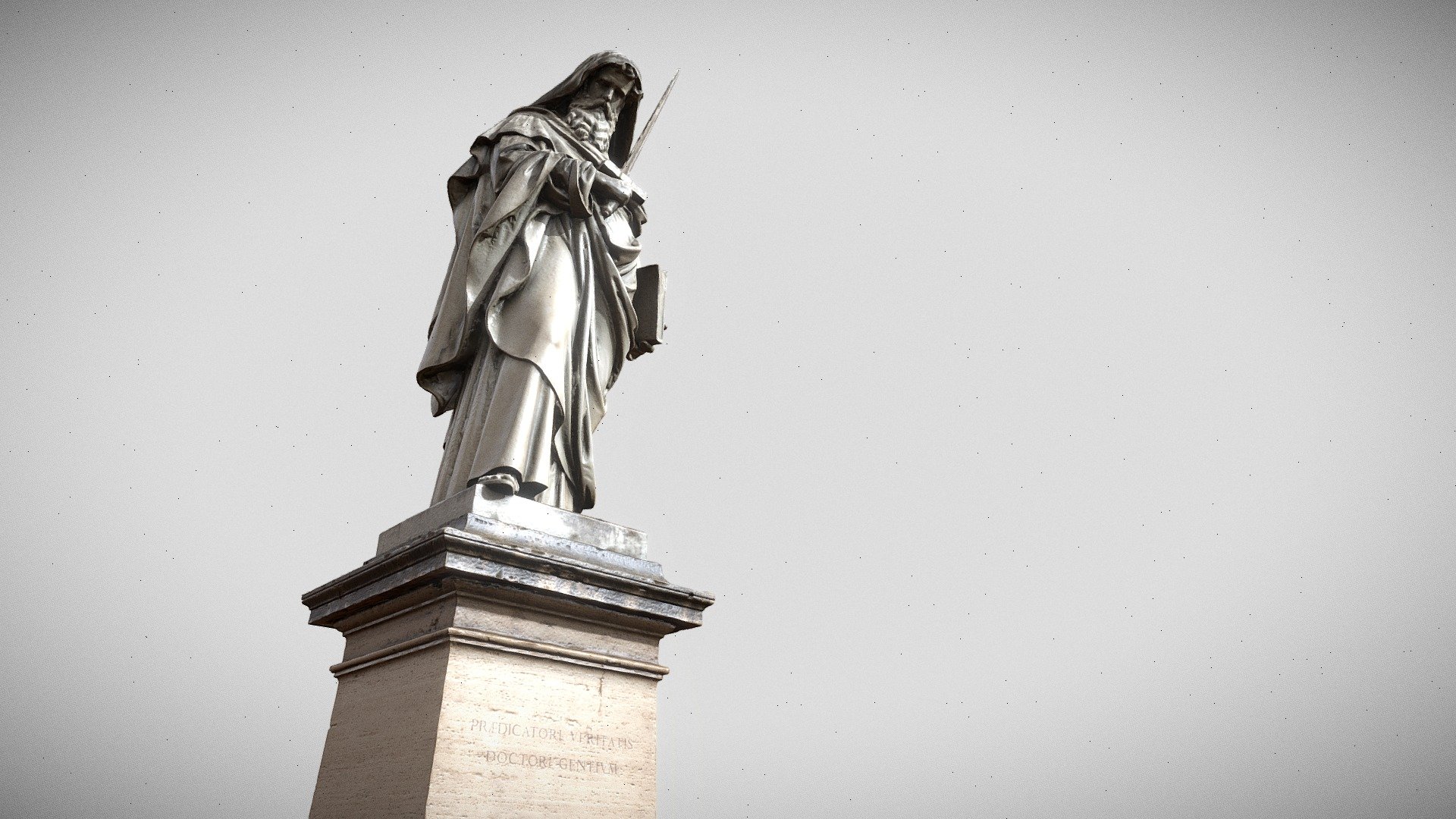 Saint Paul Statue - 3D model by adrianovalentini (@adrianocanotto ...