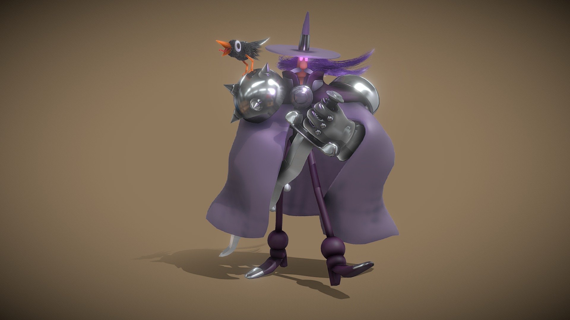 Knight Purple 2 - 3D model by daviscazar [3a3363a] - Sketchfab