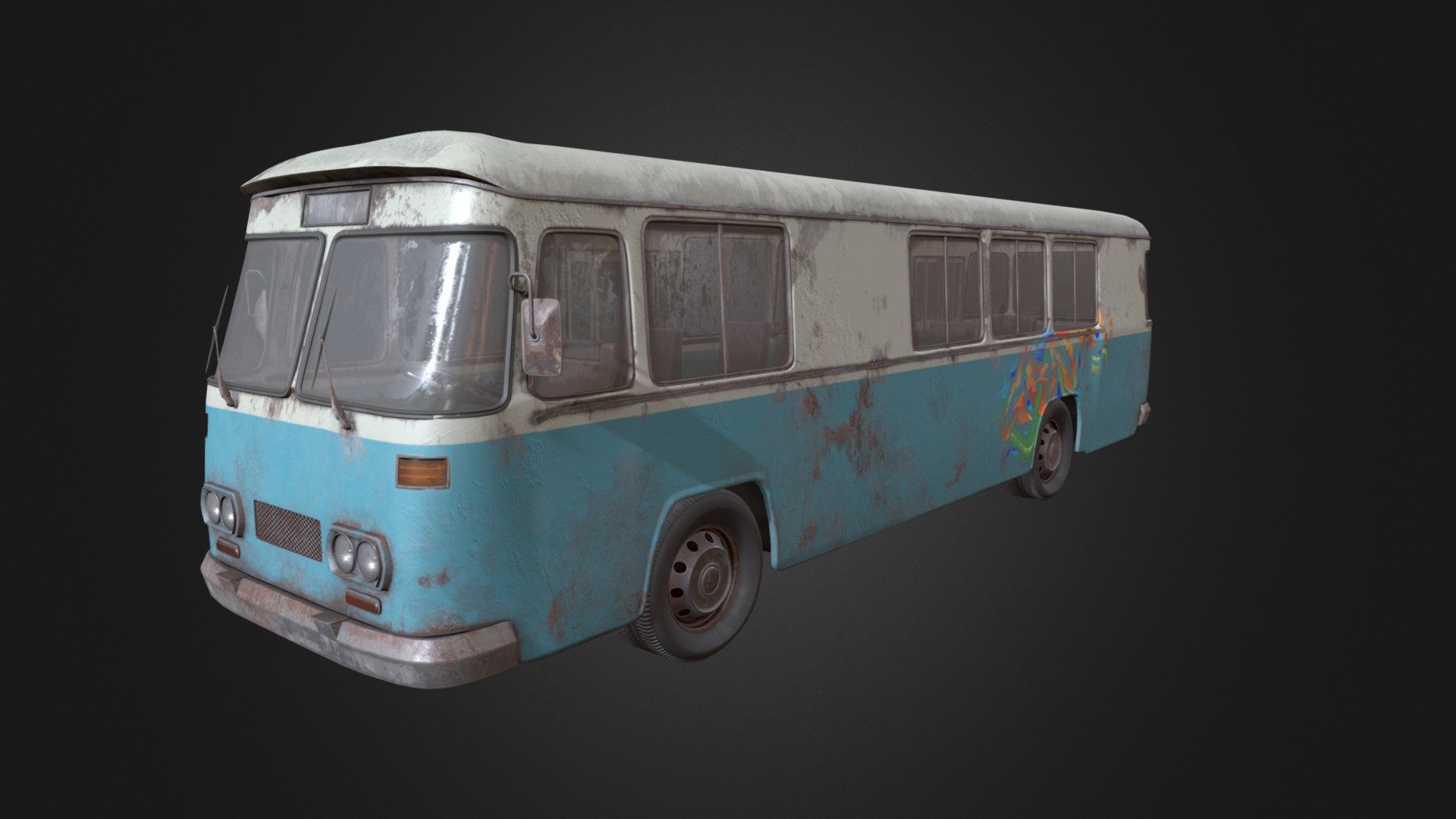 Rusty Bus 2 - Buy Royalty Free 3D model by Studio 795 (@studio_795 ...
