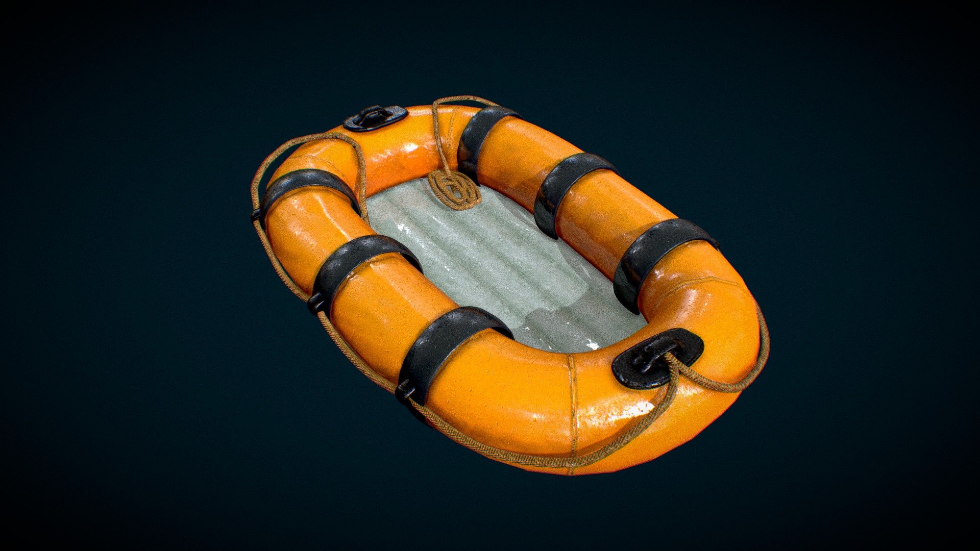 Yellow RAFT - Buy Royalty Free 3D model by abhijitvinayak [3a33aa6 ...