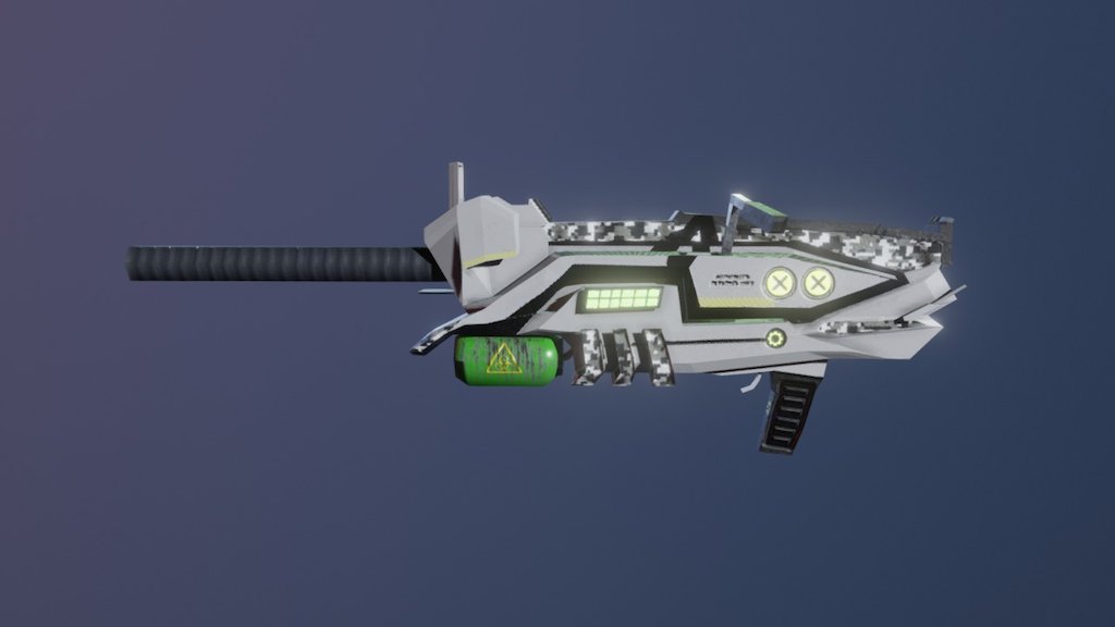 Military Combat Rifle Prototype Sci-fi - 3D model by Whatpixneyh ...