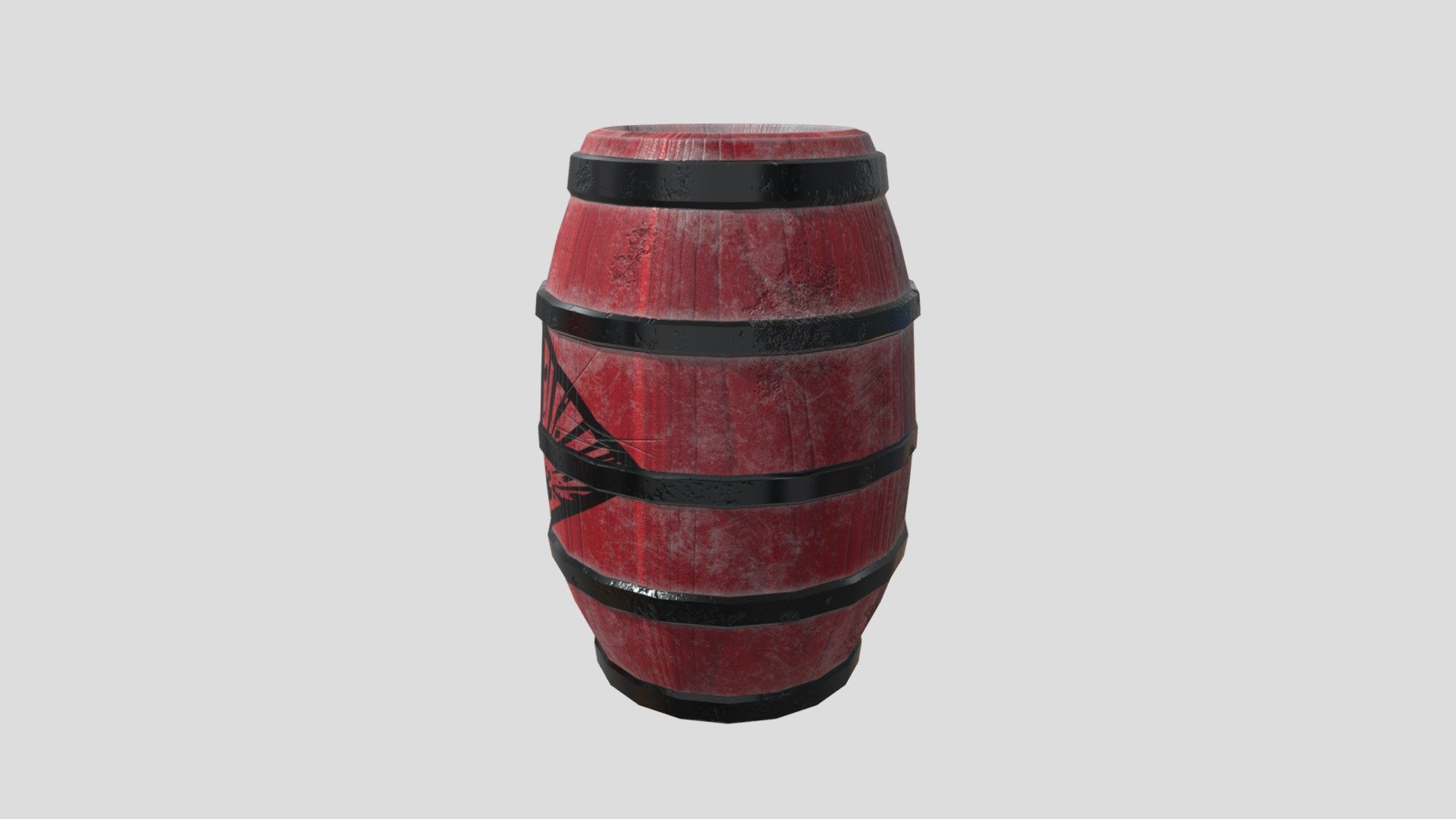 Explosive Barrel - 3D model by :) (@hiroisok) [3a356b2] - Sketchfab