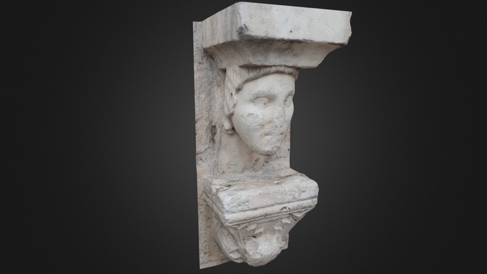 Romanesque corbel - 3D model by marcobro [3a38b88] - Sketchfab