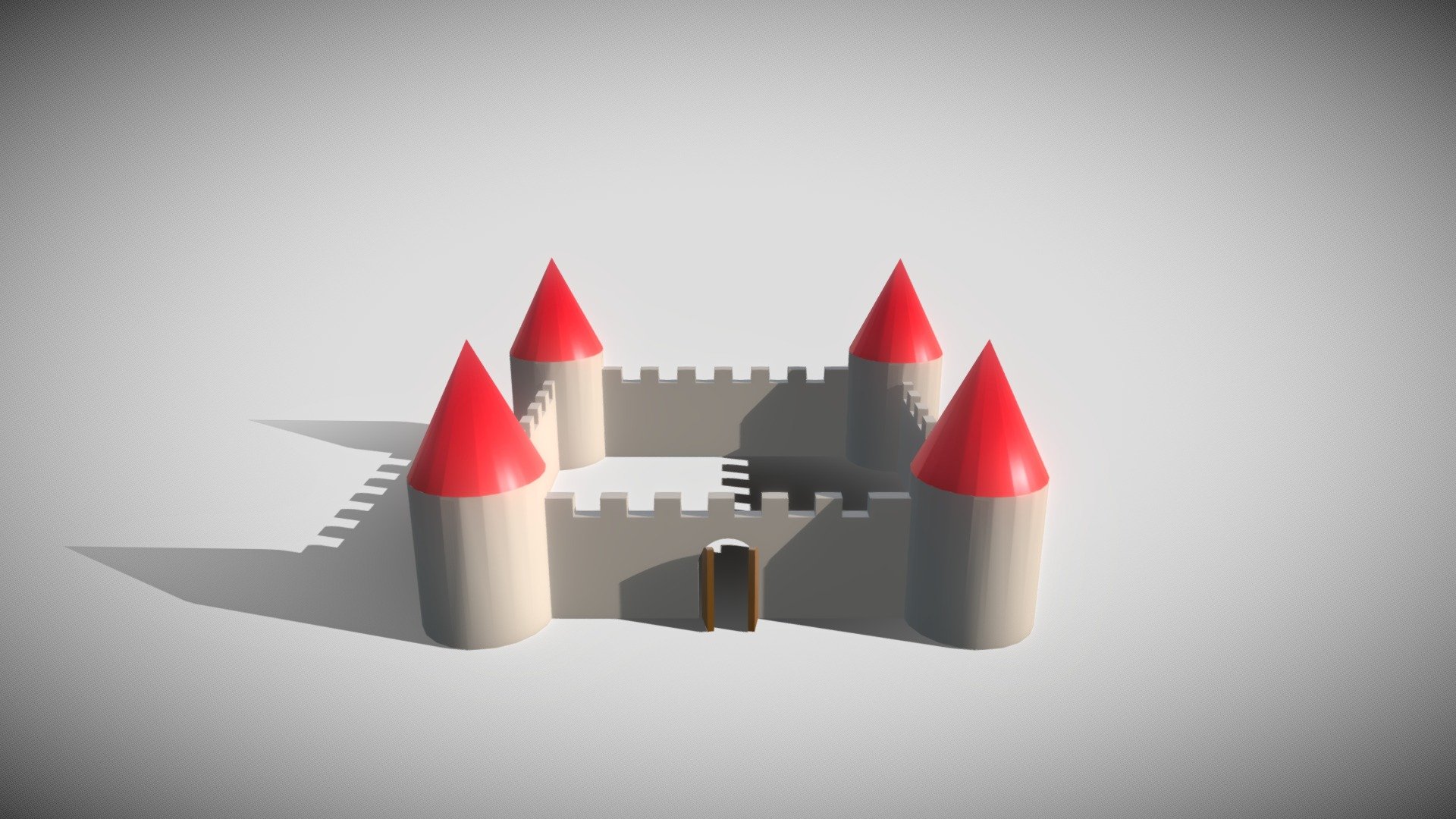 TinkerCad Castle - Download Free 3D model by MrSpock2 [3a3947b] - Sketchfab