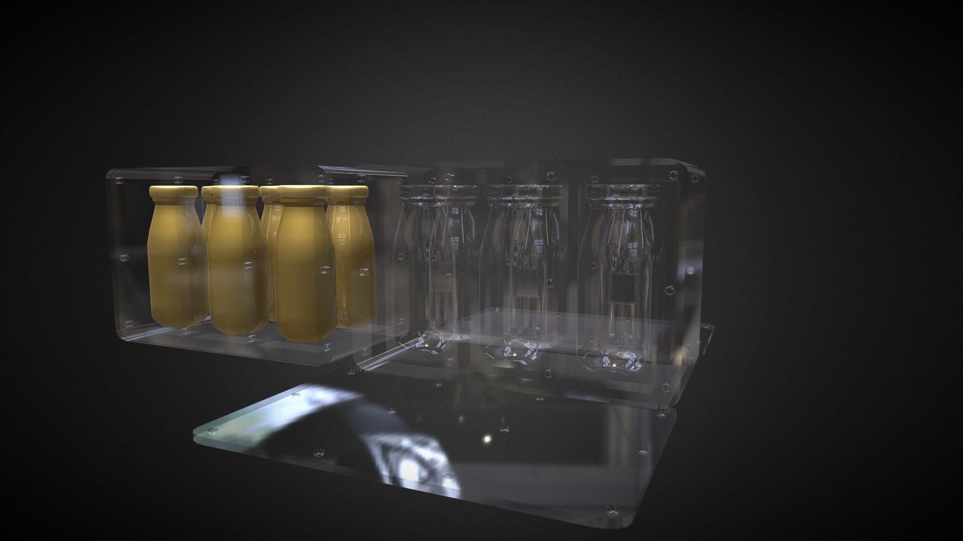 Bottle Packaging 200 Milliter - 3D model by Kra_Tai (@labbitrabbit ...