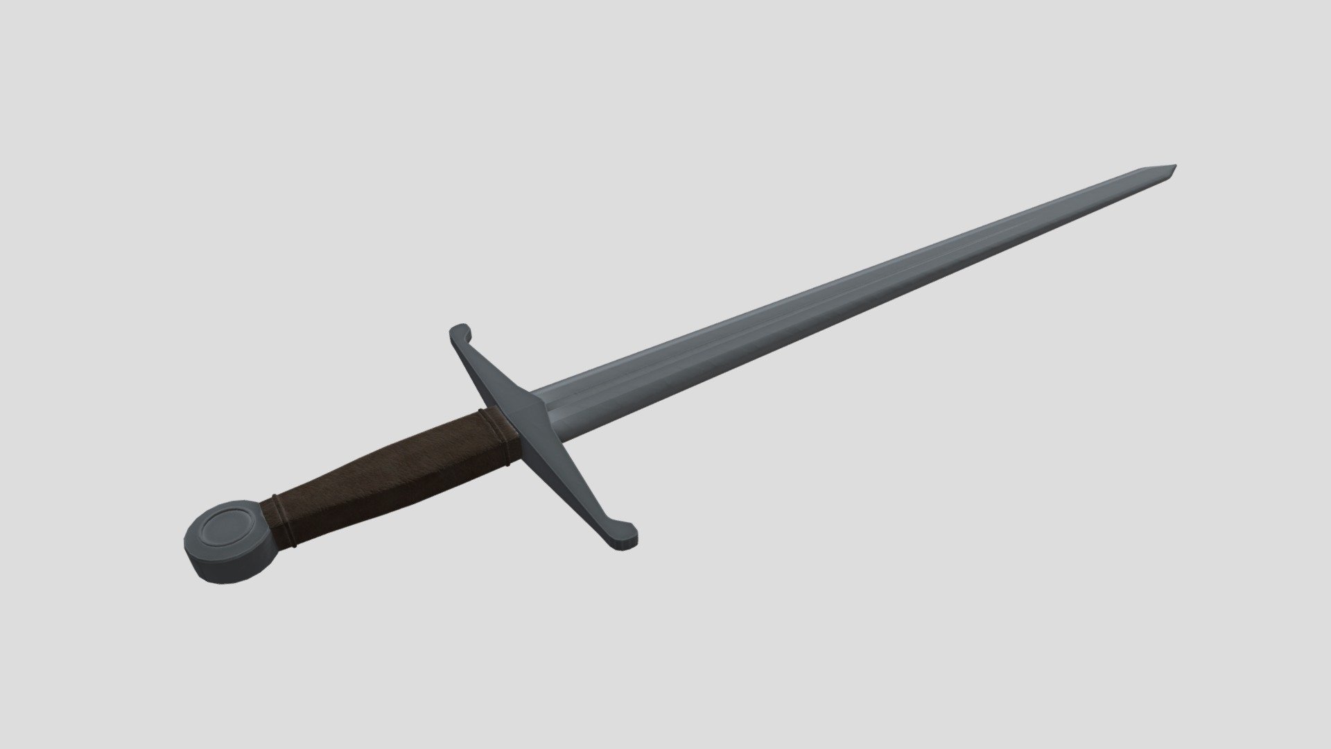 Medieval Straight Sword - 3D model by GuardianGames [3a3a30f] - Sketchfab
