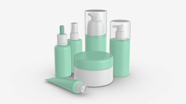 Cosmetics 3D models - Sketchfab