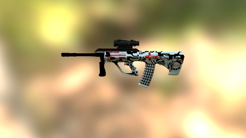 AUG - 3D model by BloodyShy [3a3c1ec] - Sketchfab