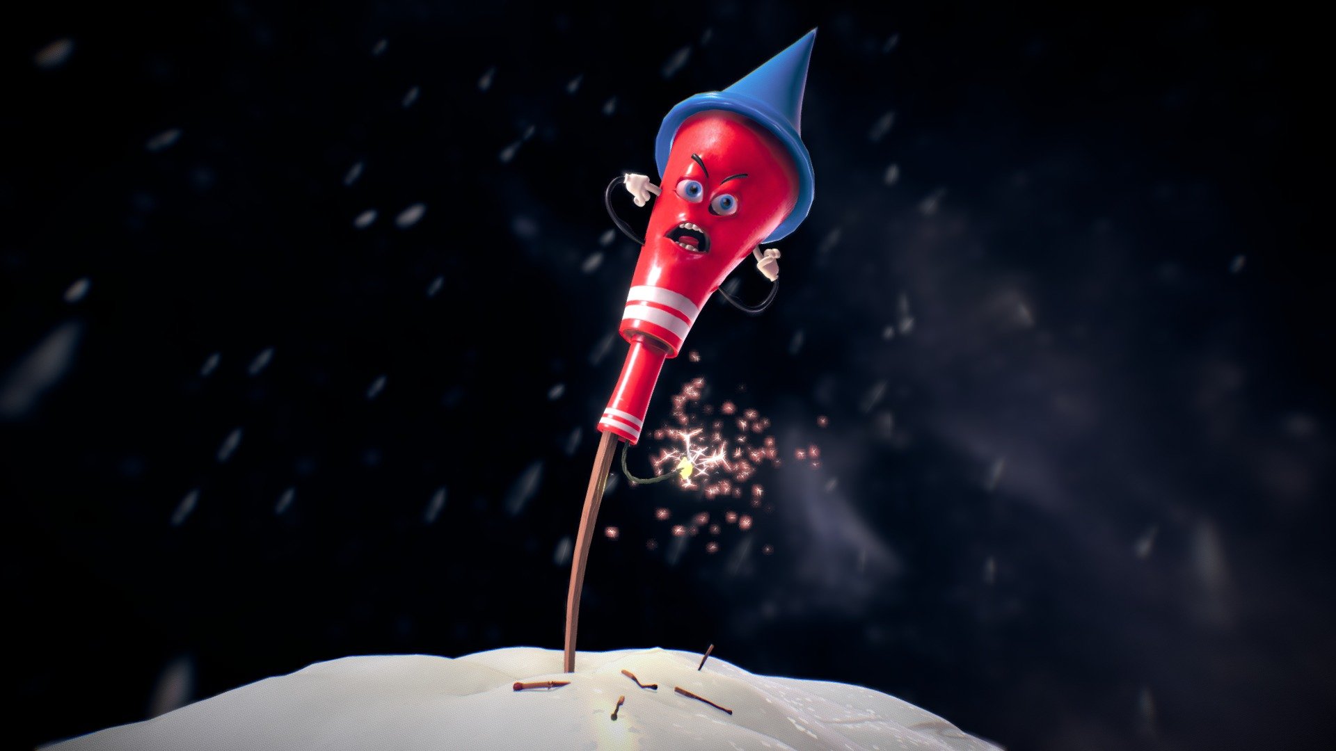 Crazy Rocket - 3D model by TopiasA [3a3d570] - Sketchfab