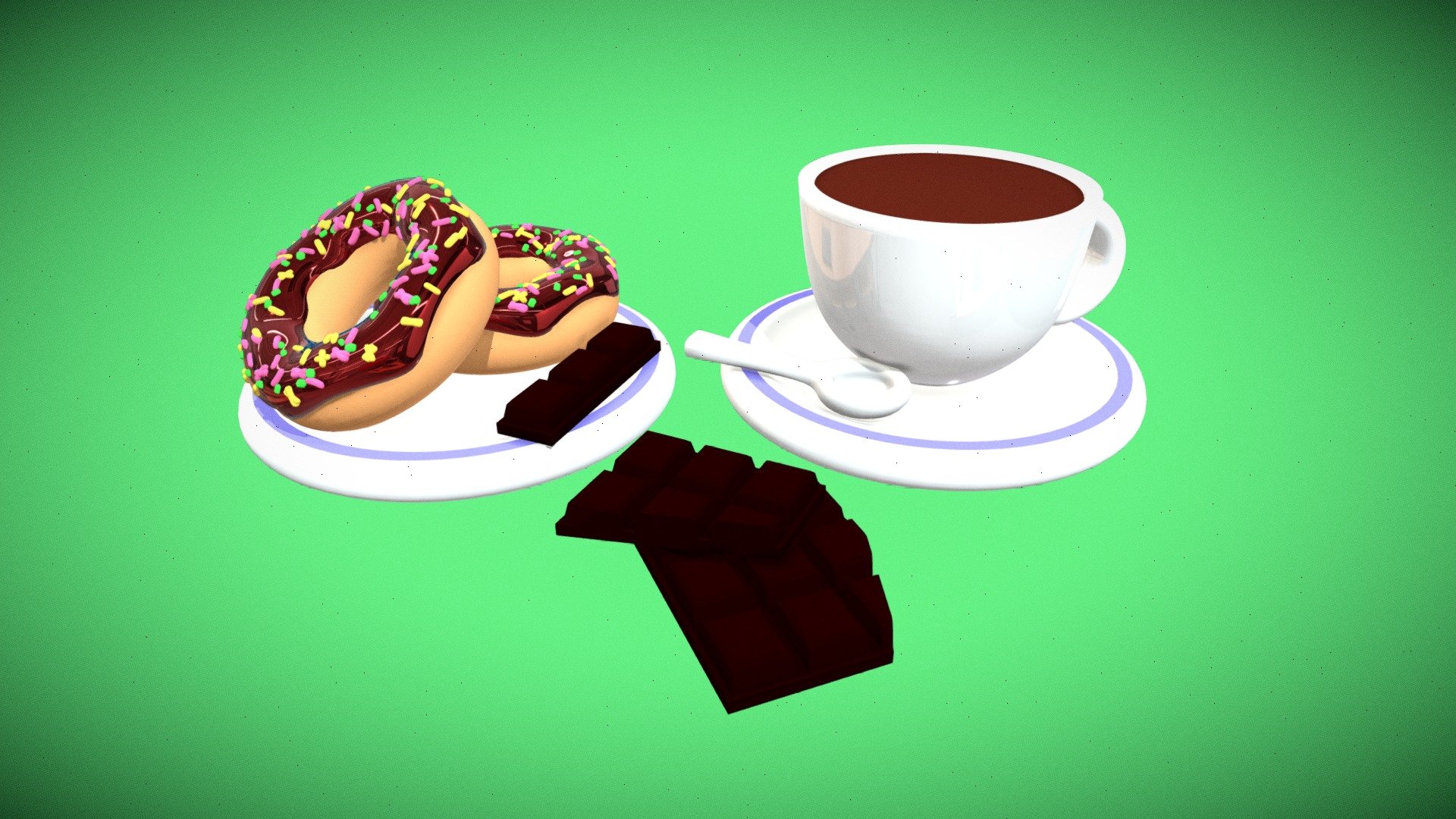 Coffee break - 3D model by ShemoKam [3a3f3bc] - Sketchfab