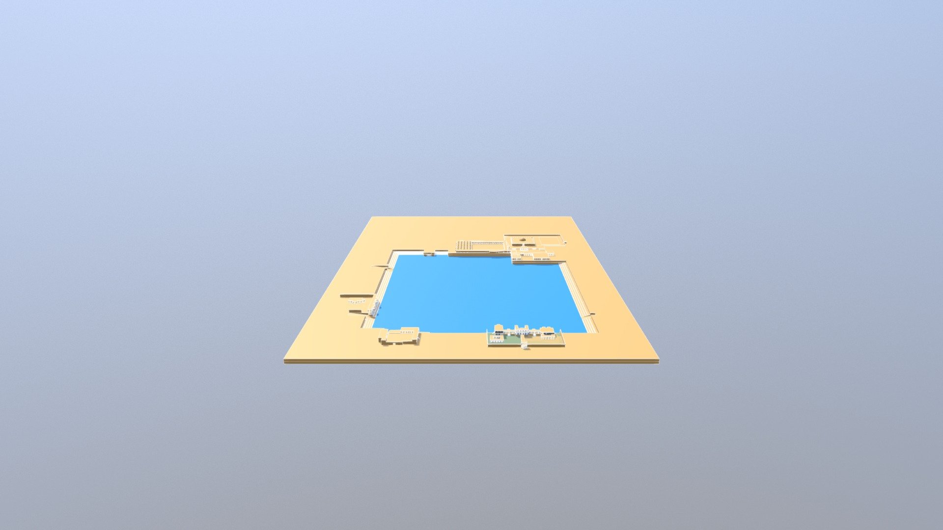 Sarkhej Roza - 3D model by ARSHKANIA [3a40b41] - Sketchfab