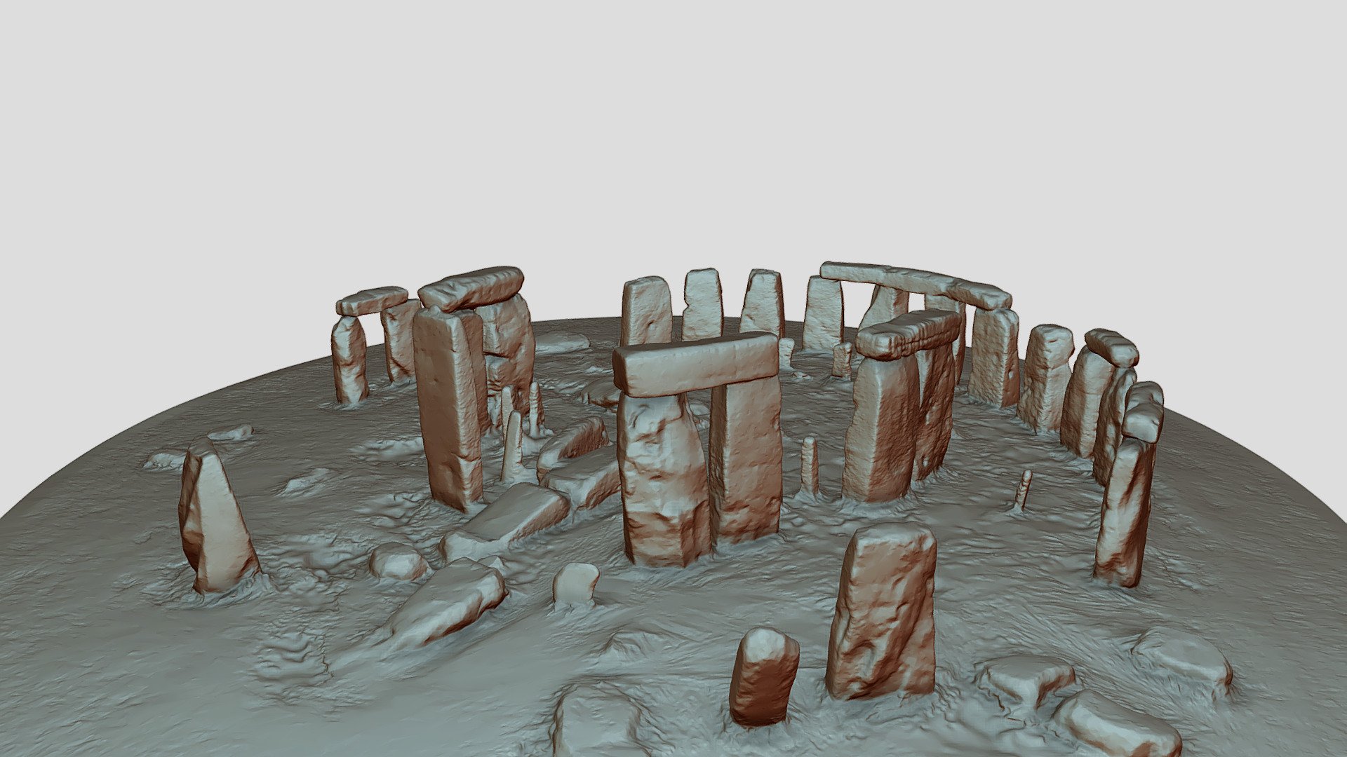 Stonehenge - 3D model by gussbronze [3a418f9] - Sketchfab