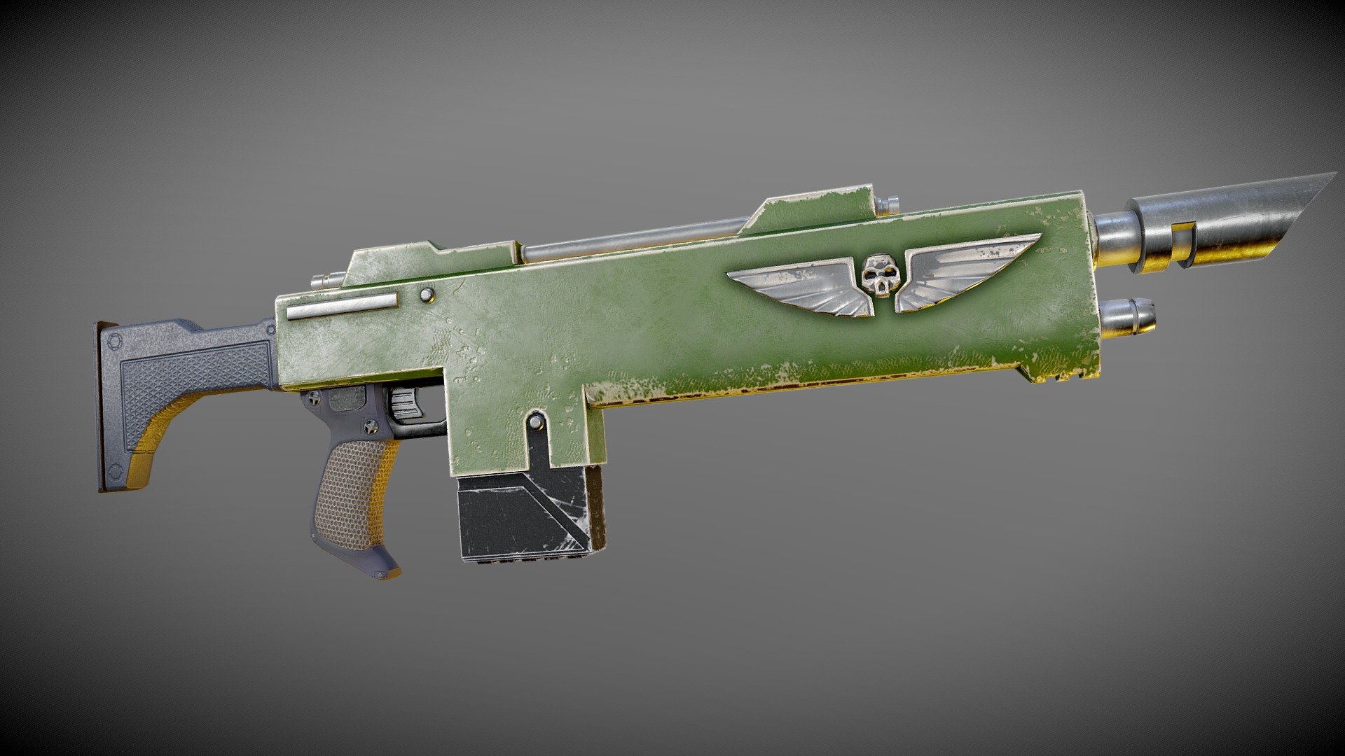 Warhammer 40k LazGun - 3D model by Nicola Ristagno (@NickFrame ...