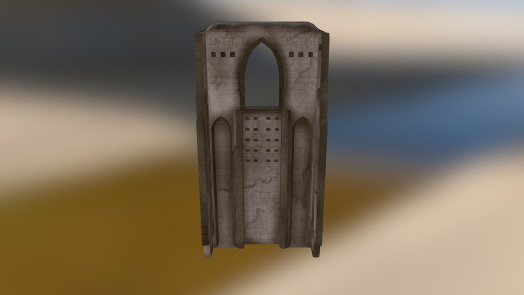 Cathedral Ruins - 3D model by tbrophy [3a45420] - Sketchfab