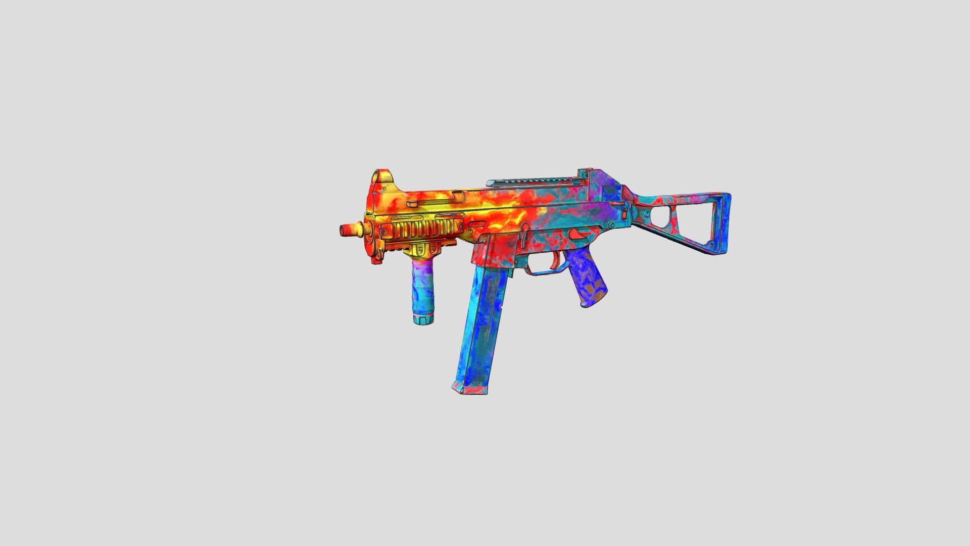 UMP-45 CS2 - 3D model by EMIL (@emilrasidowic) [3a492a6] - Sketchfab