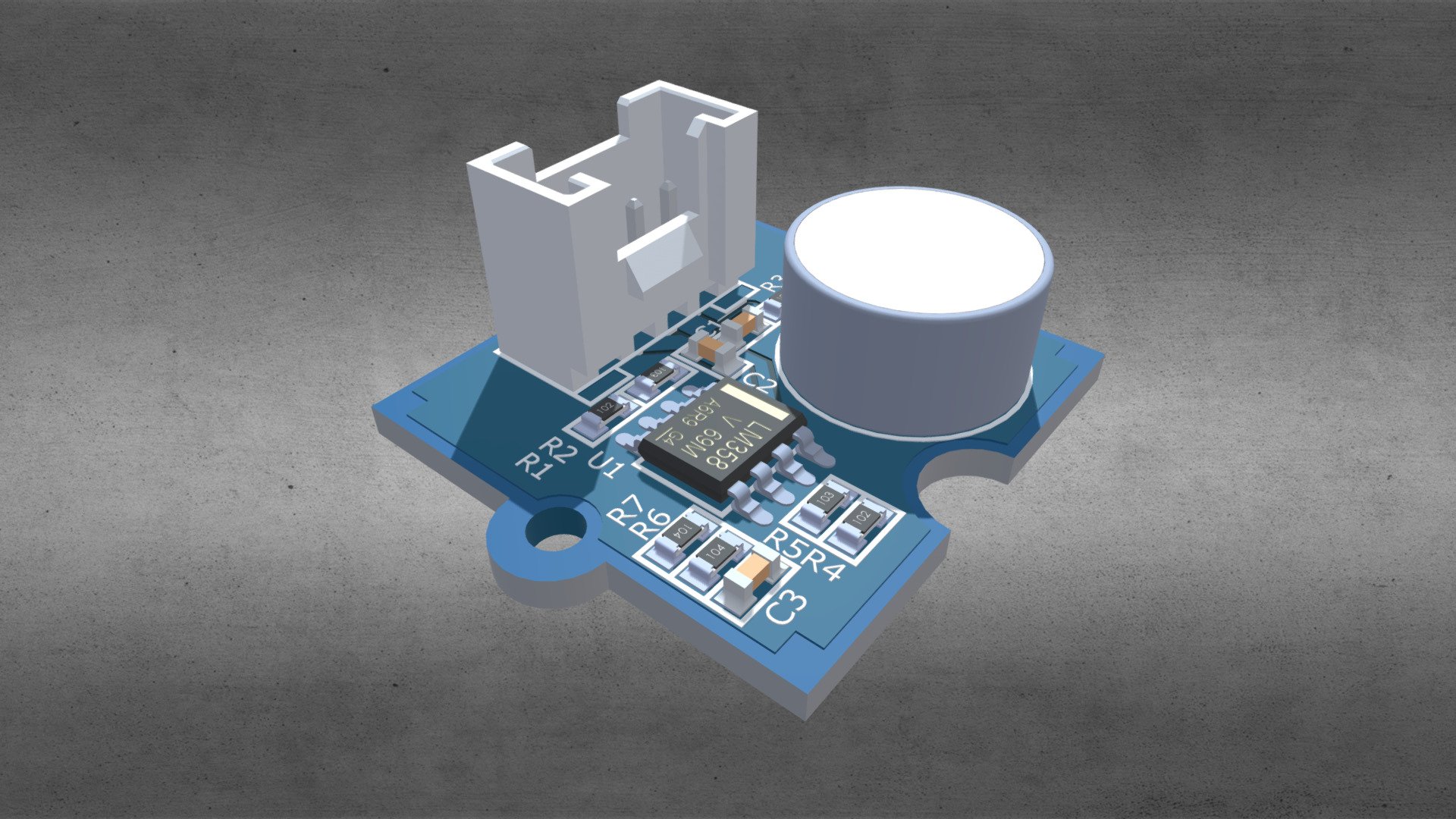 Capteur sonore Grove - Buy Royalty Free 3D model by Sitetechno.fr ...