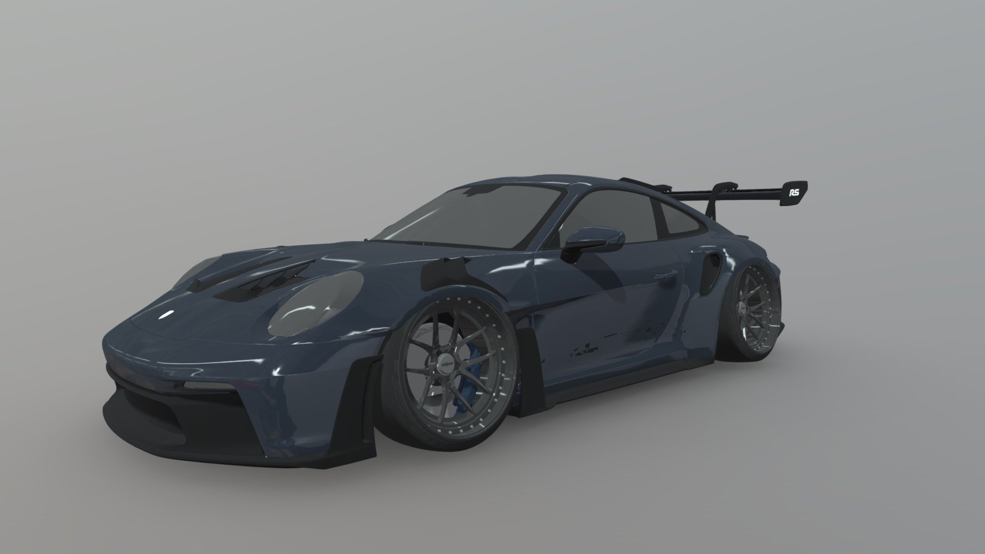 STANCED Porsche 911 GT3RS - Download Free 3D model by Drifter Models ...