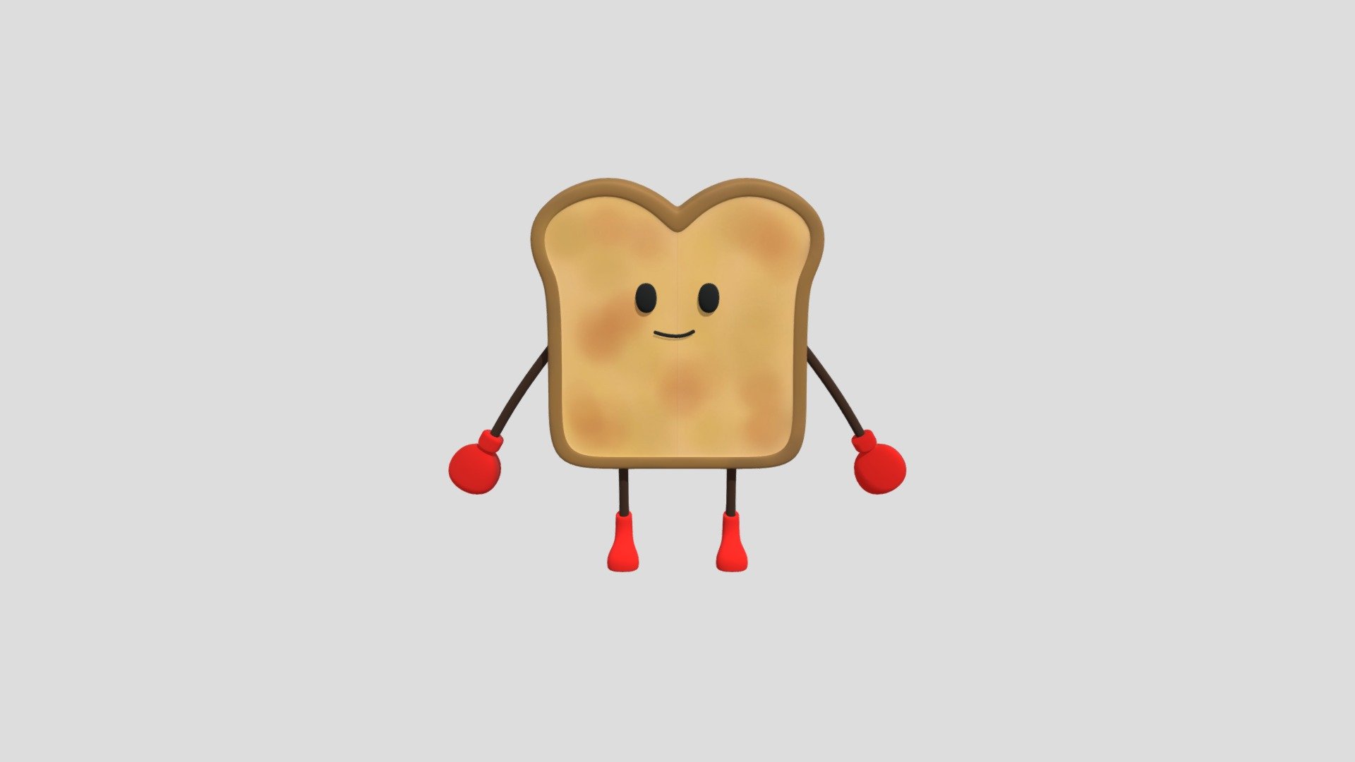 Toast character - Download Free 3D model by Matellinio [3a4b125 ...