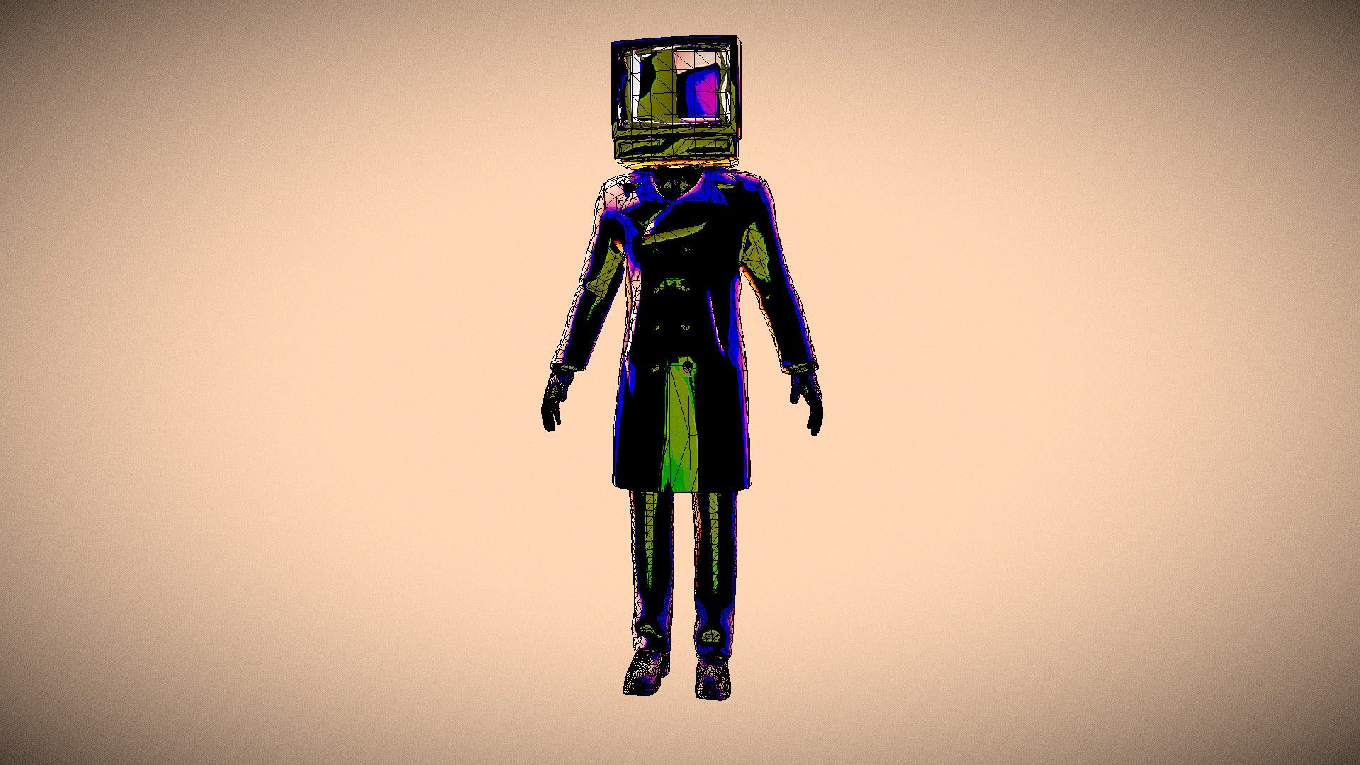 Tvman - Download Free 3D model by AspAscon3D (@Arrogant3DAsp) [3a4b3f2 ...