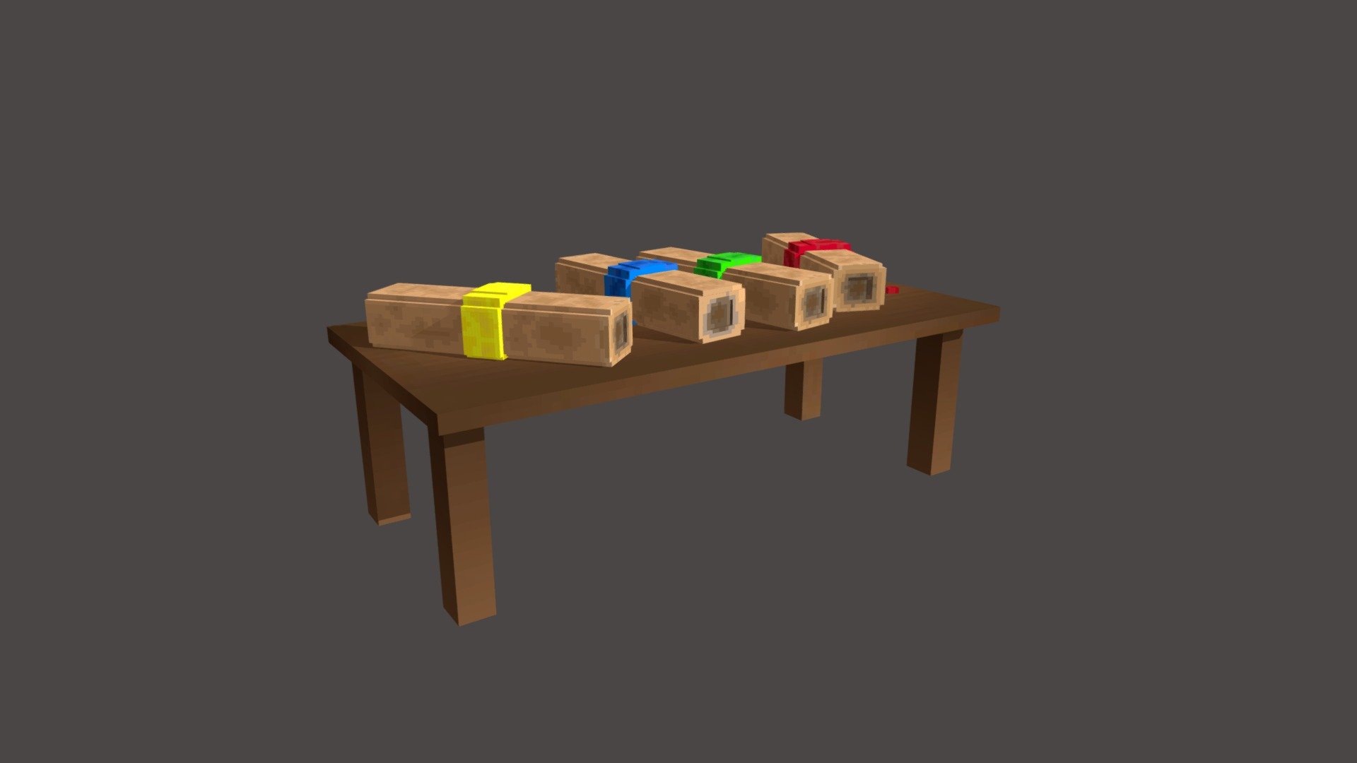 Stardew Valley Dwarf Scrolls 1-4 - 3D model by haapi [3a4dc54] - Sketchfab