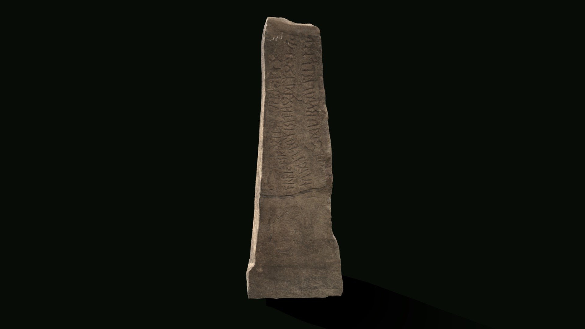 Tune Stone-Runic stone from Norway - Buy Royalty Free 3D model by ...