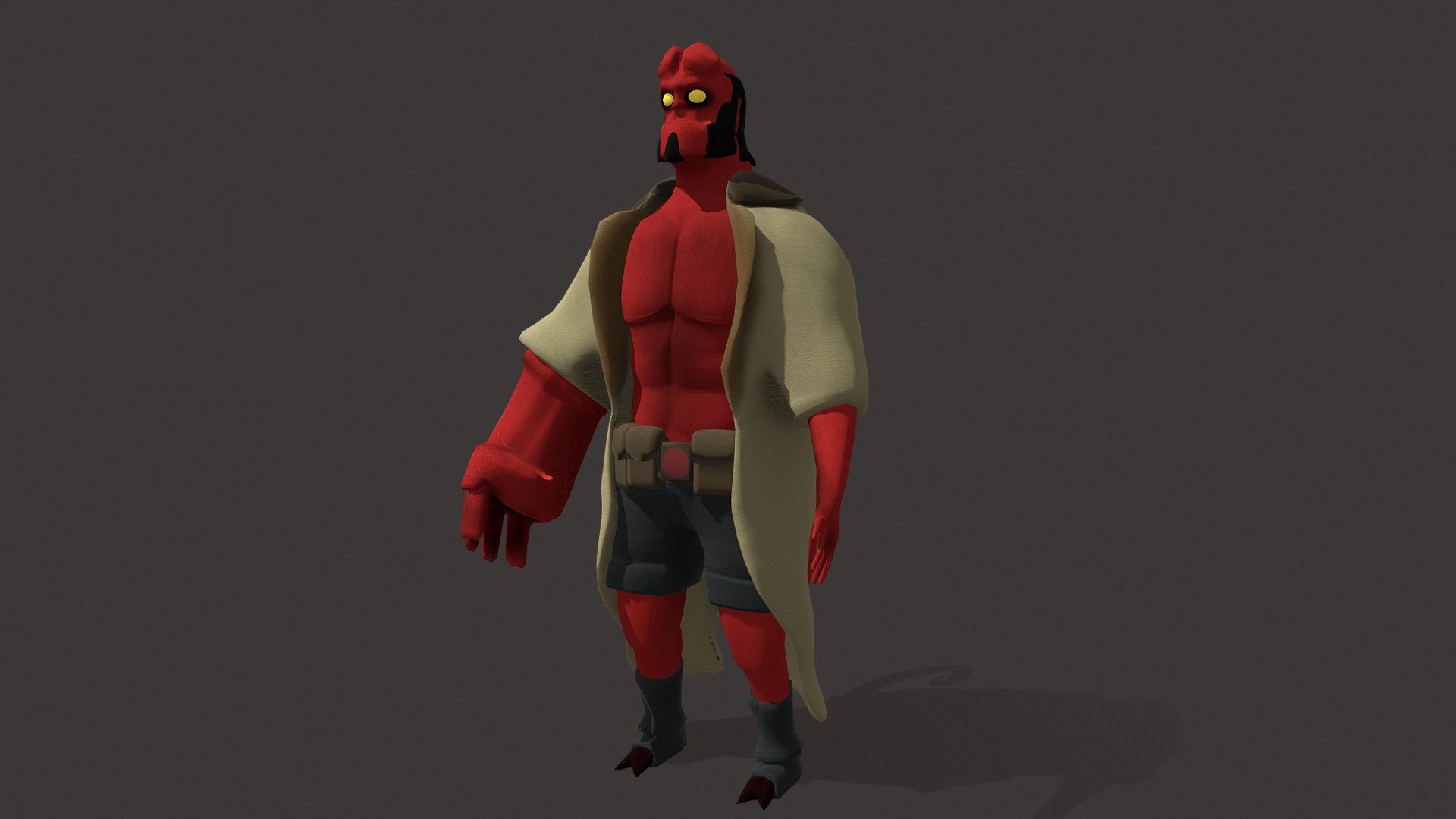 Hellboy Final - 3D model by Victor Velloso (@VictorVelloso) [3a4f7c8 ...