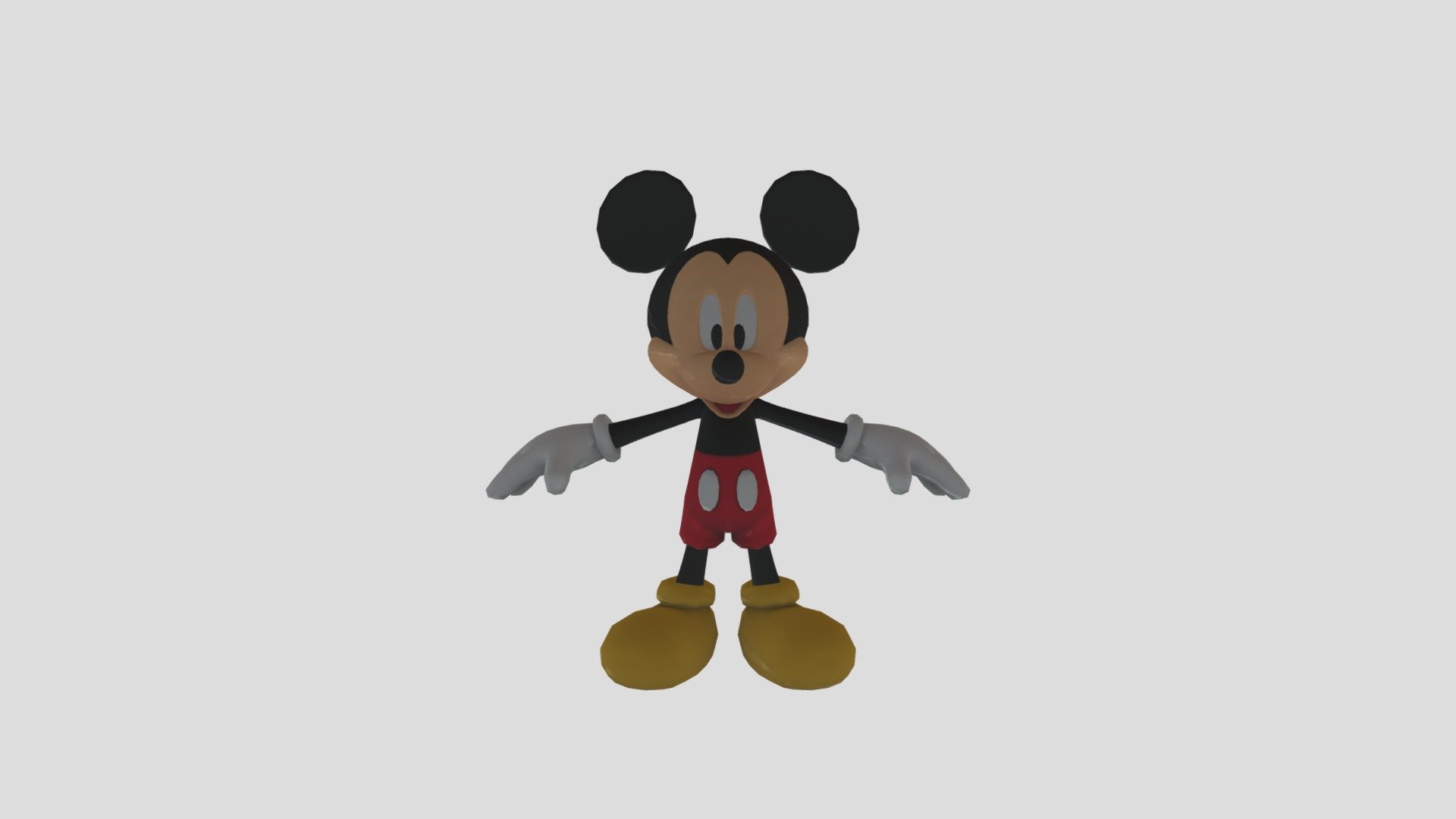 Mickey Mouse - Download Free 3D model by chicosantossaraiva [3a5050b ...