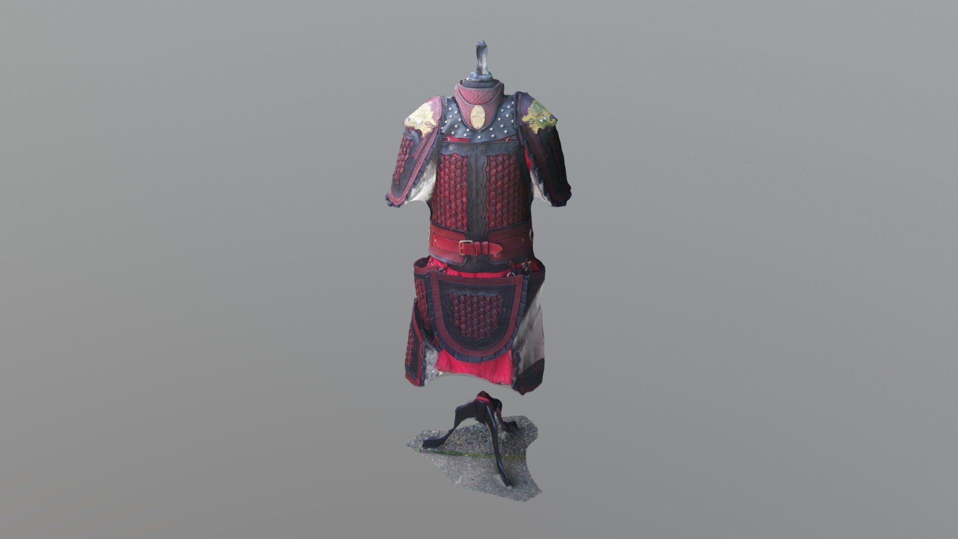 Samurai Armor Scan - 3D model by DylanBrady [3a50d7b] - Sketchfab