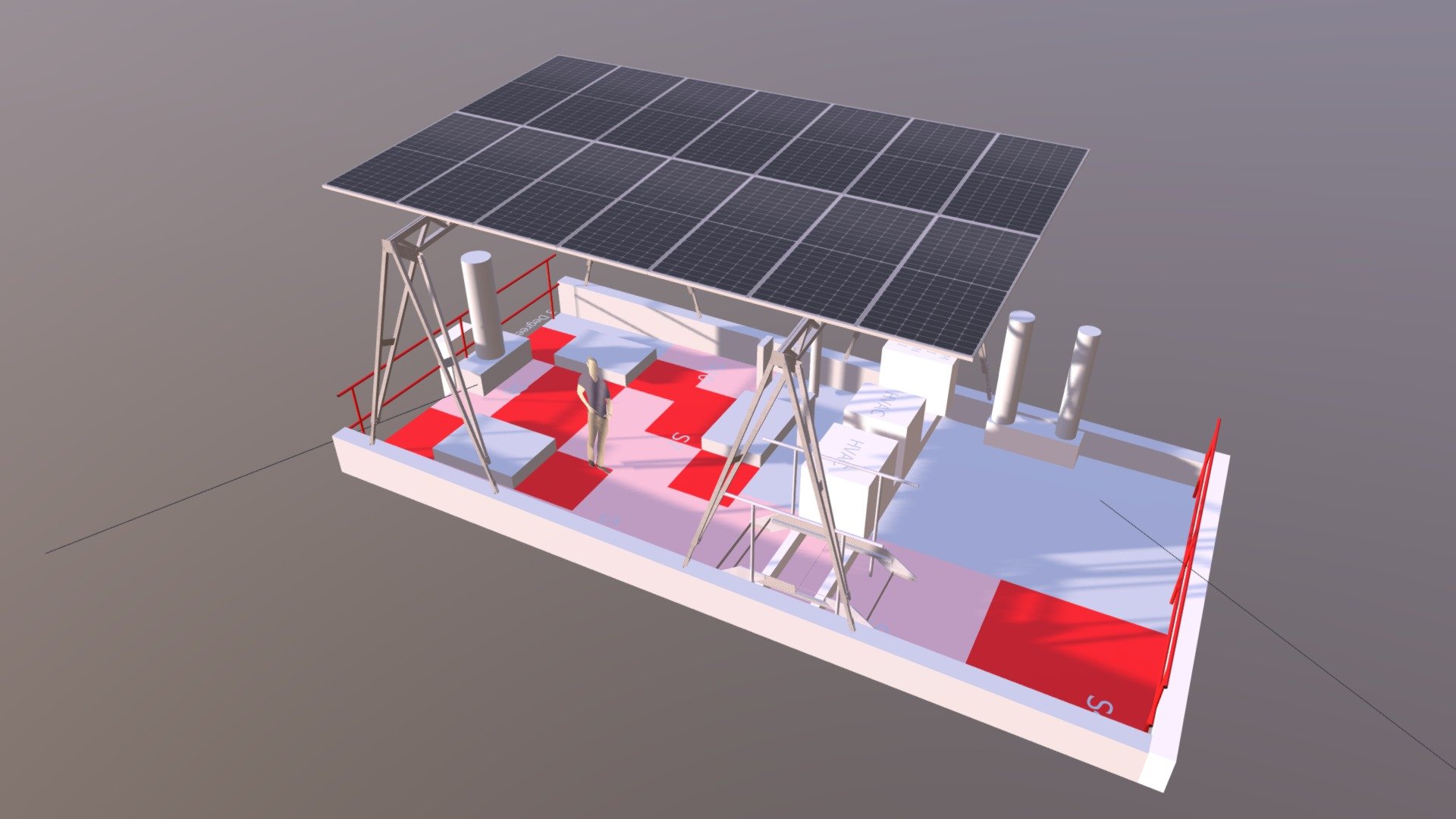 420 7th St 14 Mod 72 Cell Canopy (1) - Download Free 3D model by ...