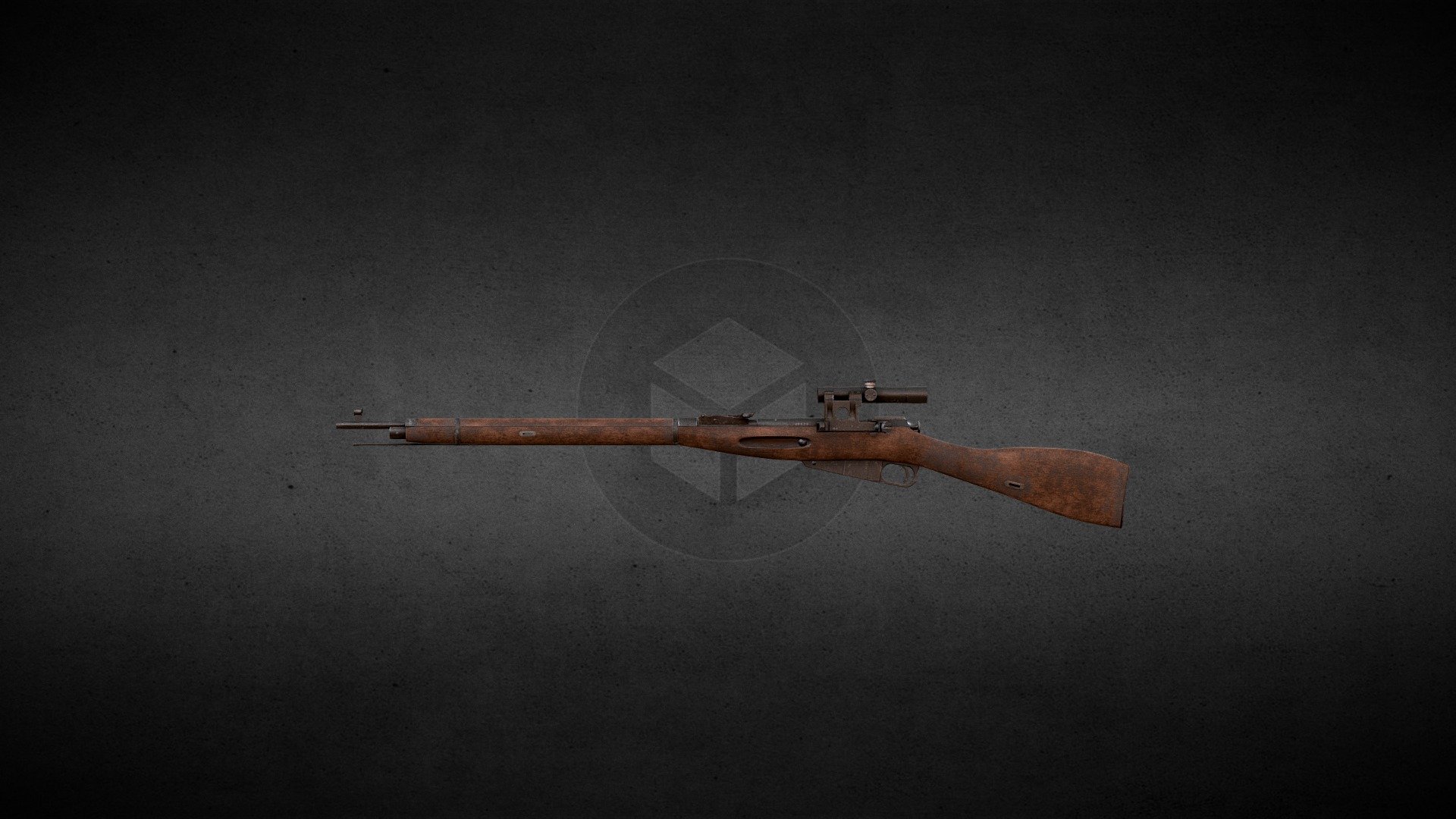 Mosin Nagant 1943 - 3D model by CalumS [3a536e8] - Sketchfab