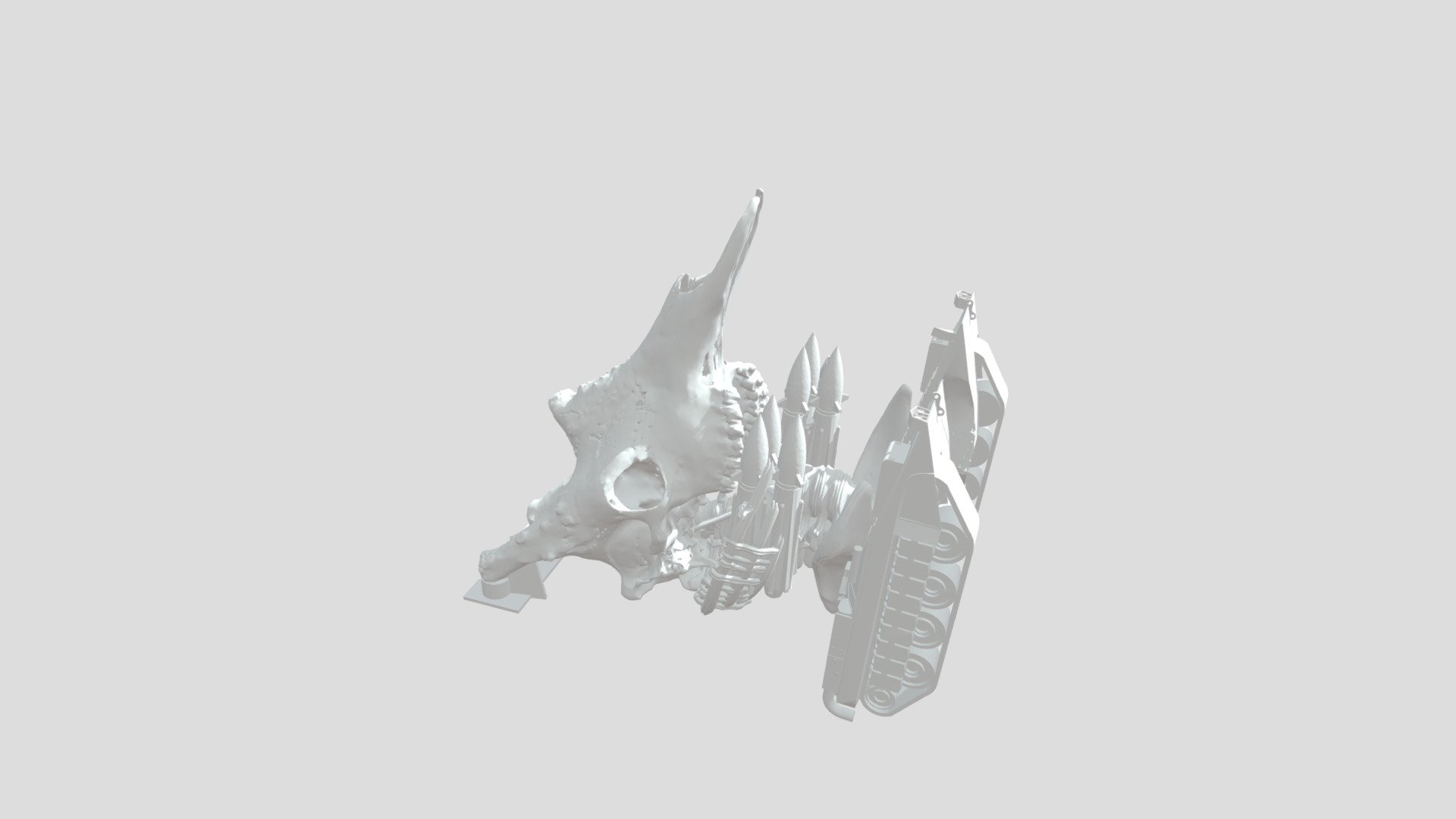 Skull Tank Knight 1 - 3D model by BernardGress [3a54171] - Sketchfab