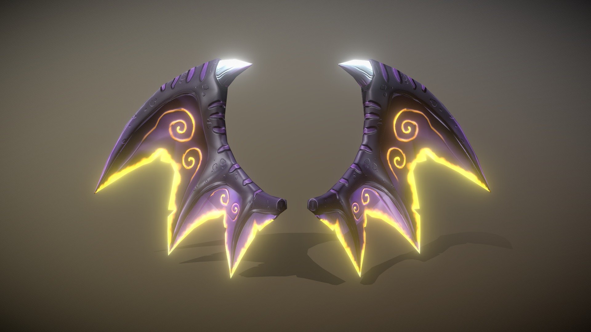 Dark Prince Wings - 3D model by Cre-8 (@caodongxuan) [3a5447a] - Sketchfab