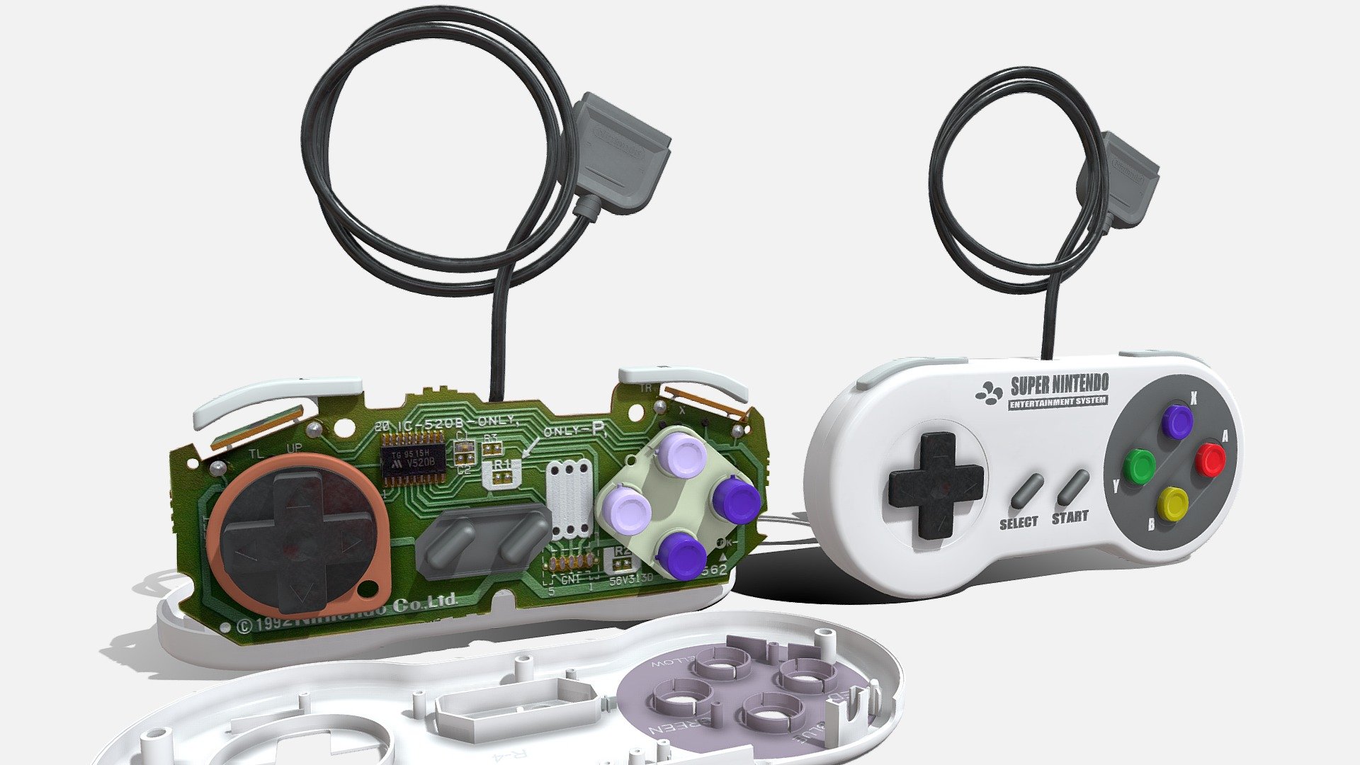 NINTENDO CONTROLLER - Download Free 3D model by F2A (@Fa_Sketch ...