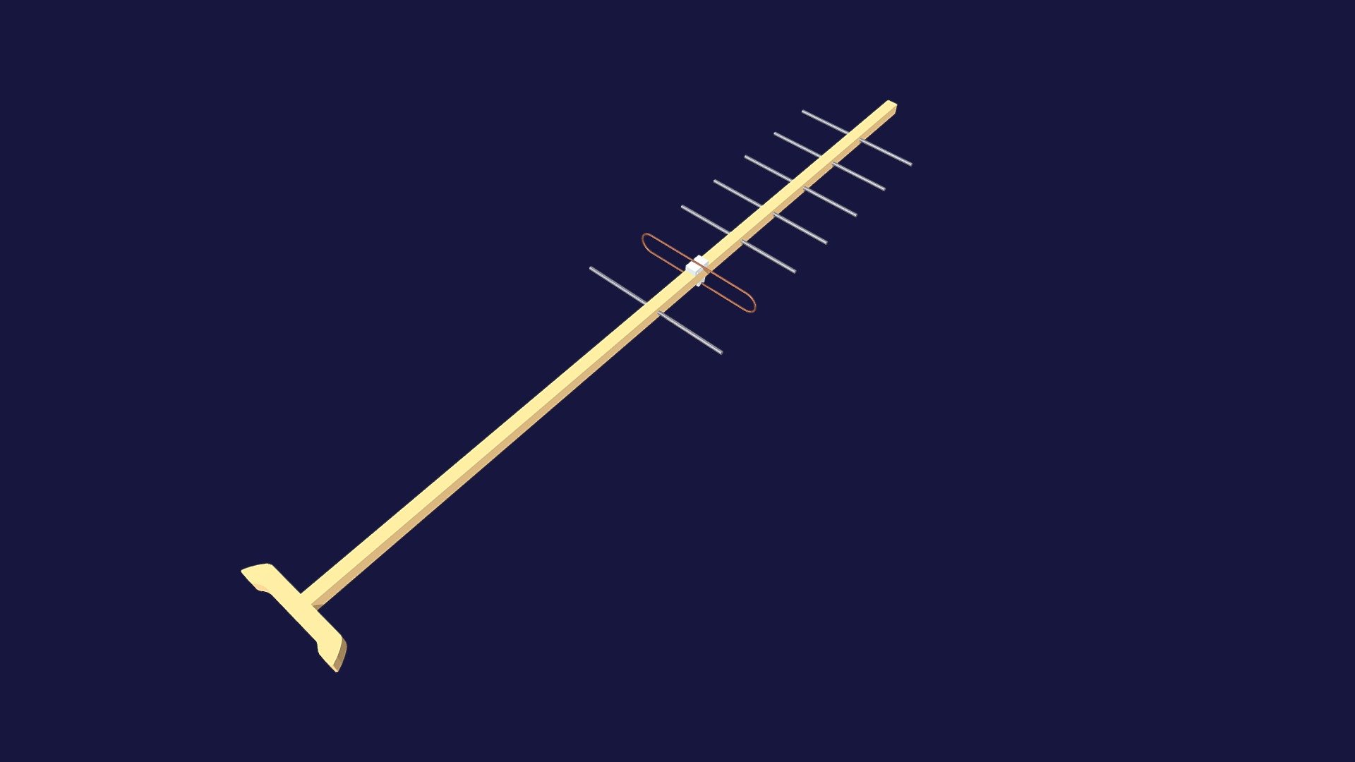 Yagi Antenna for CanSat (433Mhz) - Download Free 3D model by astoria ...