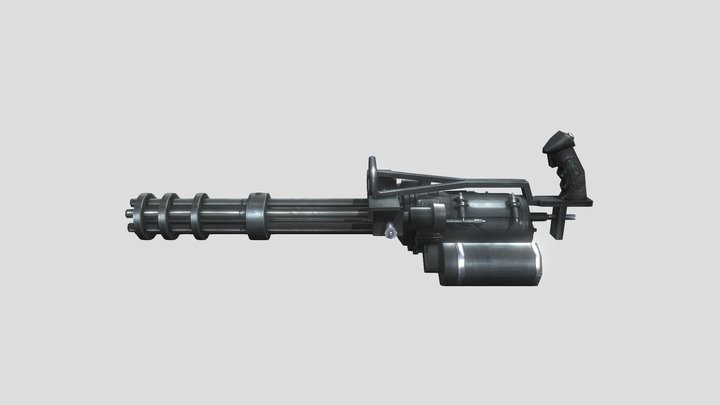 Minigun 3D models - Sketchfab