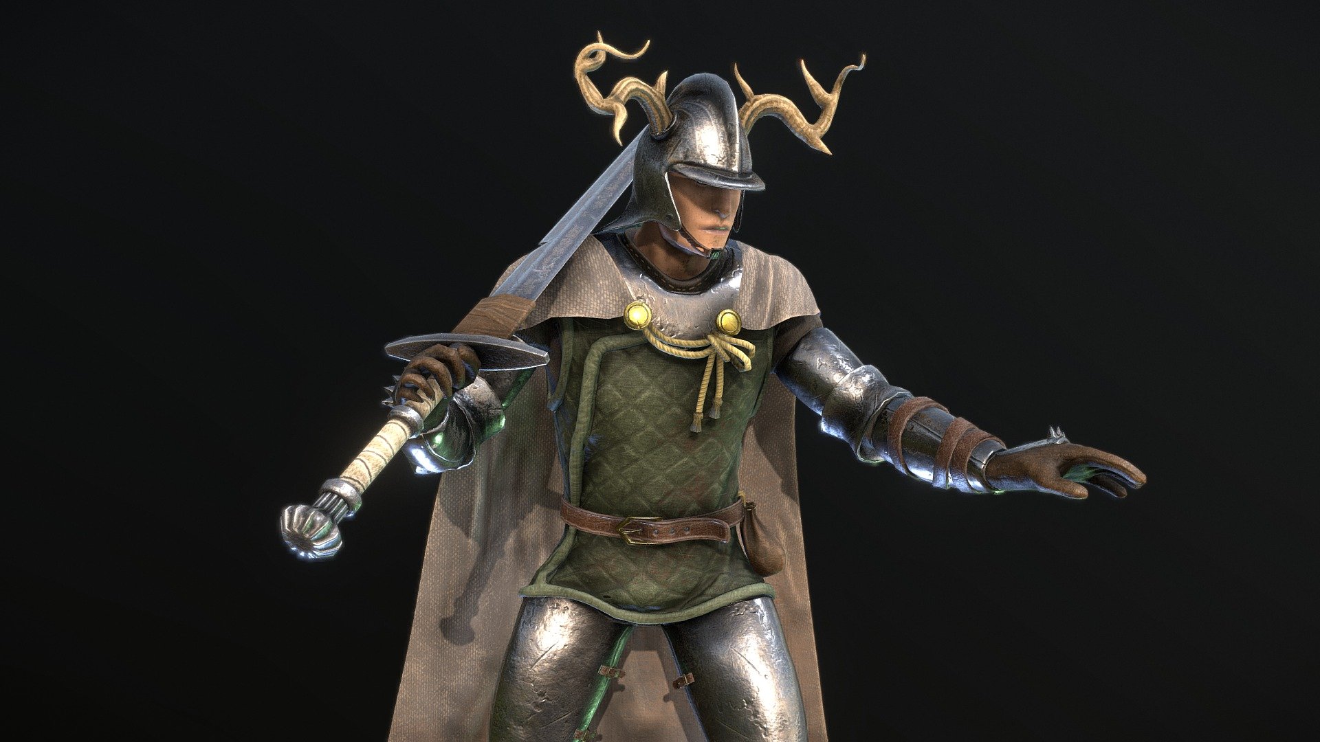 Forest Knight - 3D model by Sack7040 [3a589b3] - Sketchfab