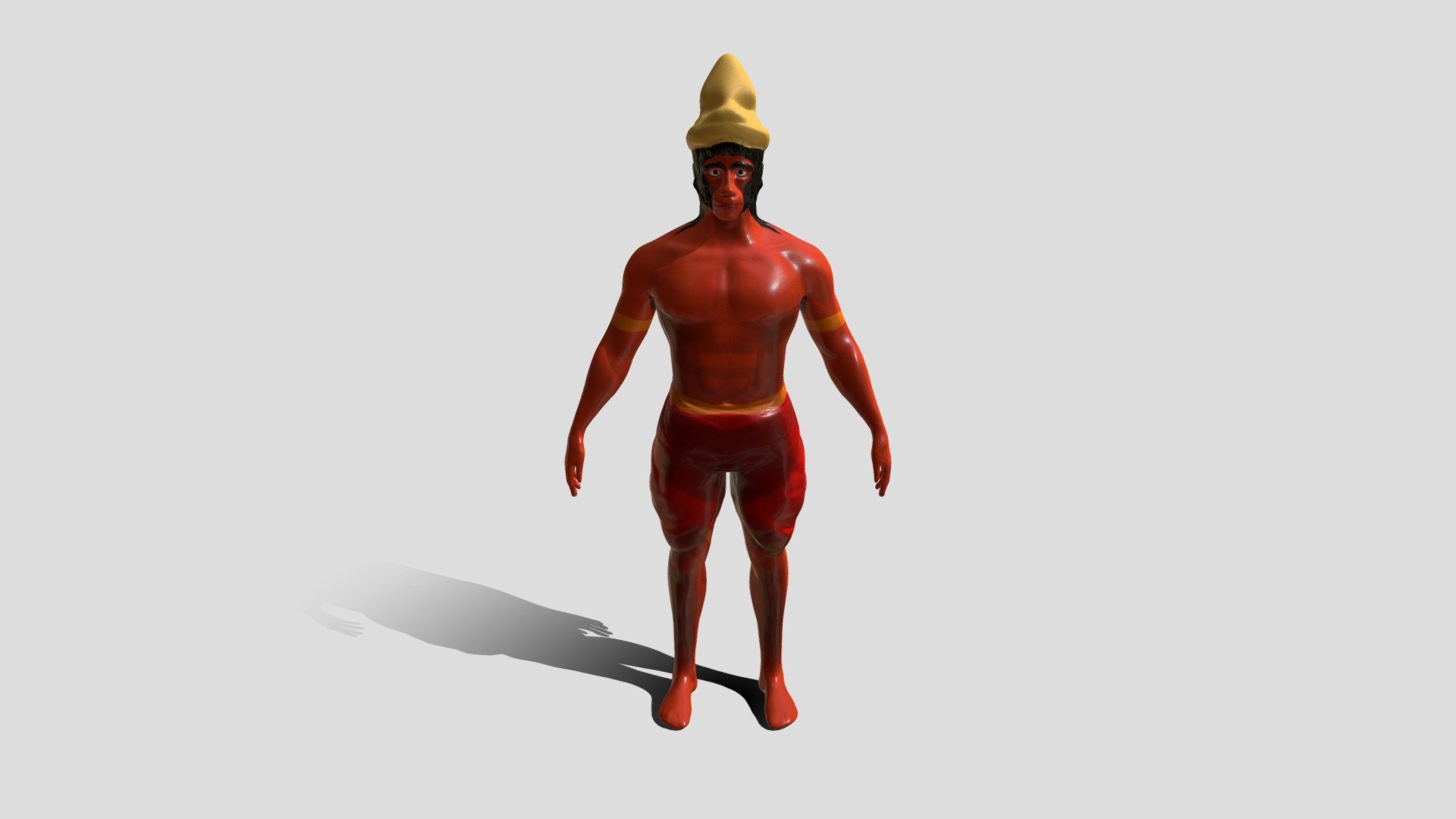 Hanuman rigged - Download Free 3D model by sd5297820 [3a59451] - Sketchfab