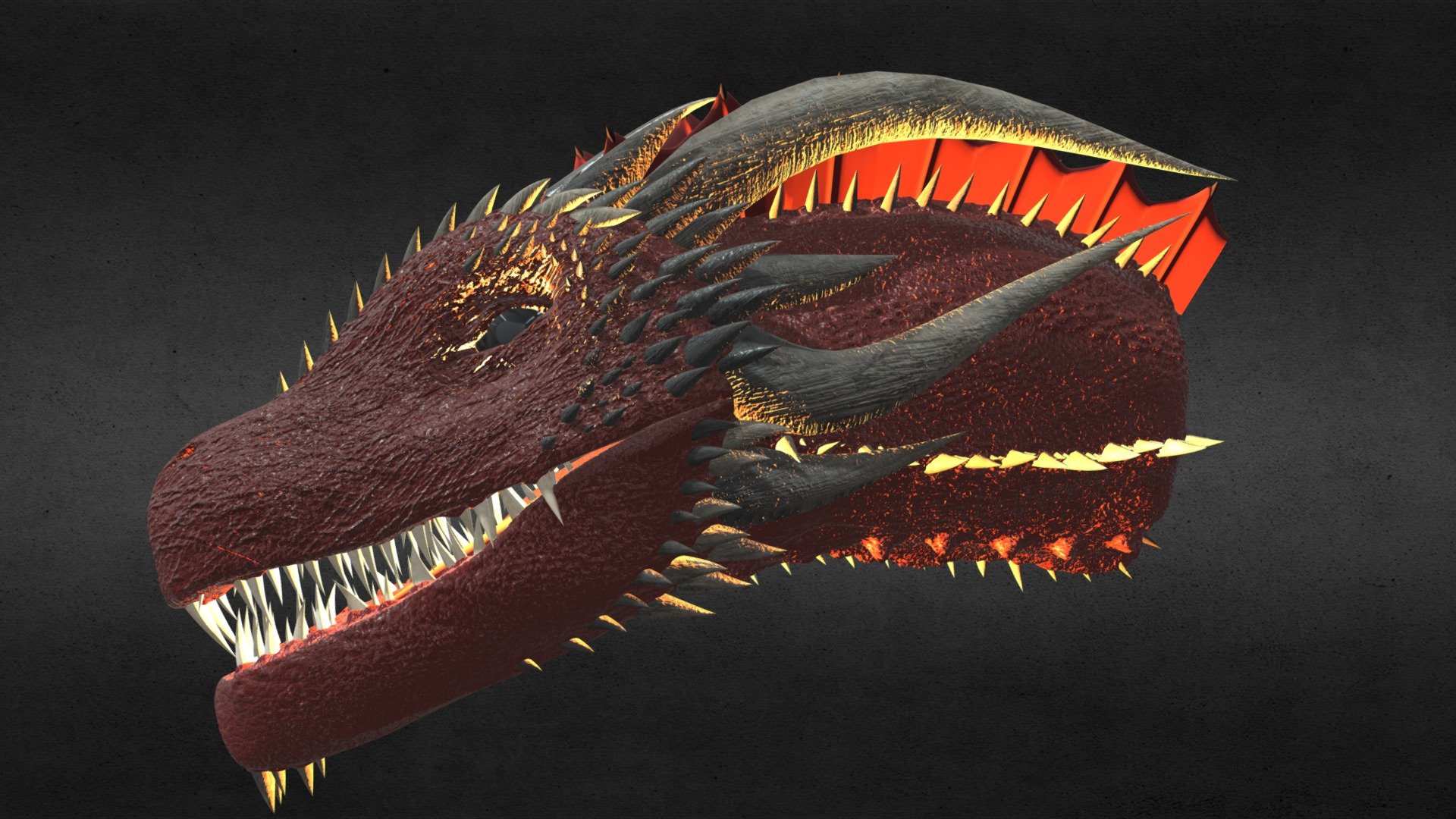 Red Dragon - Download Free 3D model by k3ddesign [3a59e35] - Sketchfab