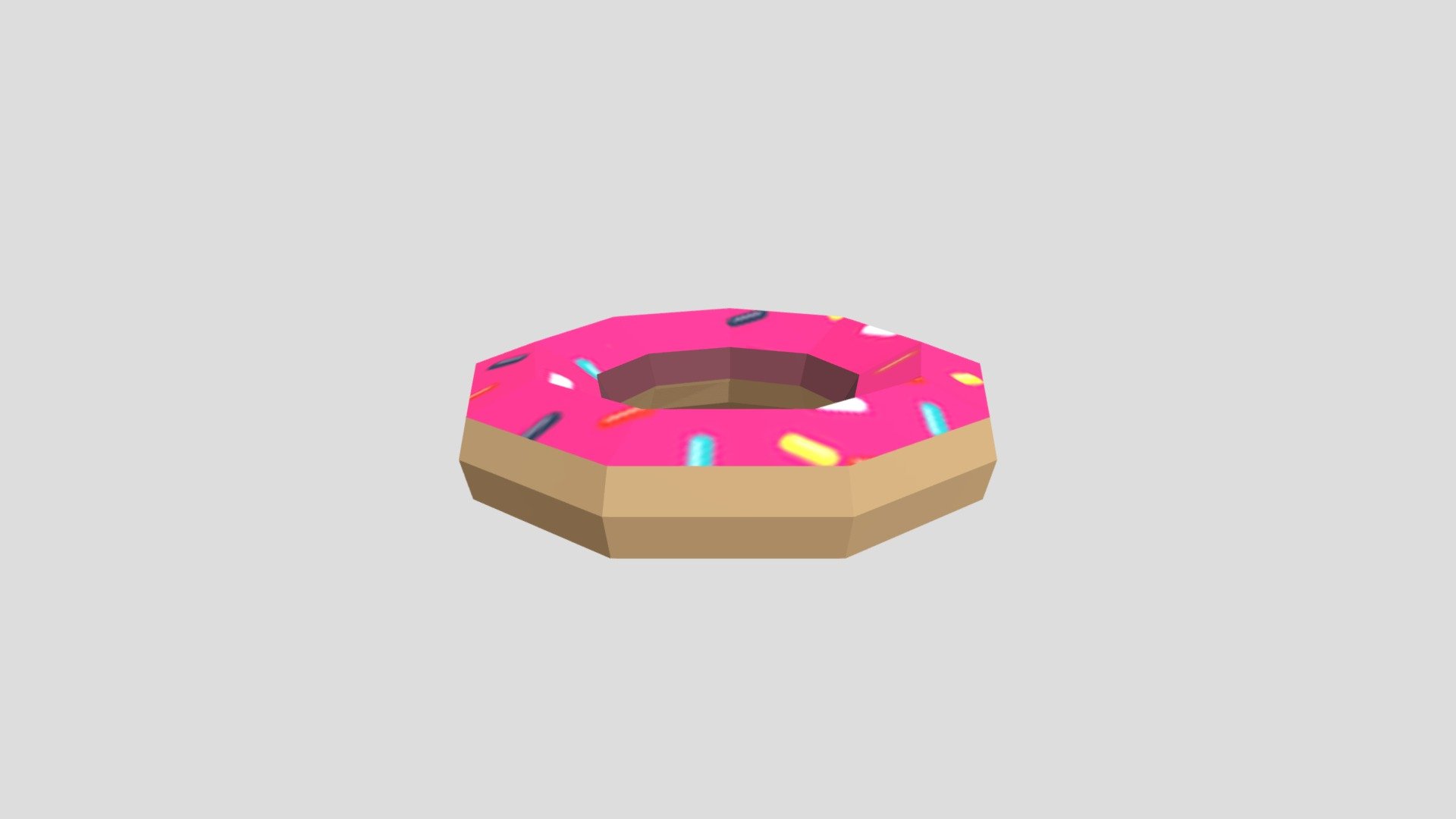 LowPolyDonut - Download Free 3D model by metin1 [3a5a91c] - Sketchfab