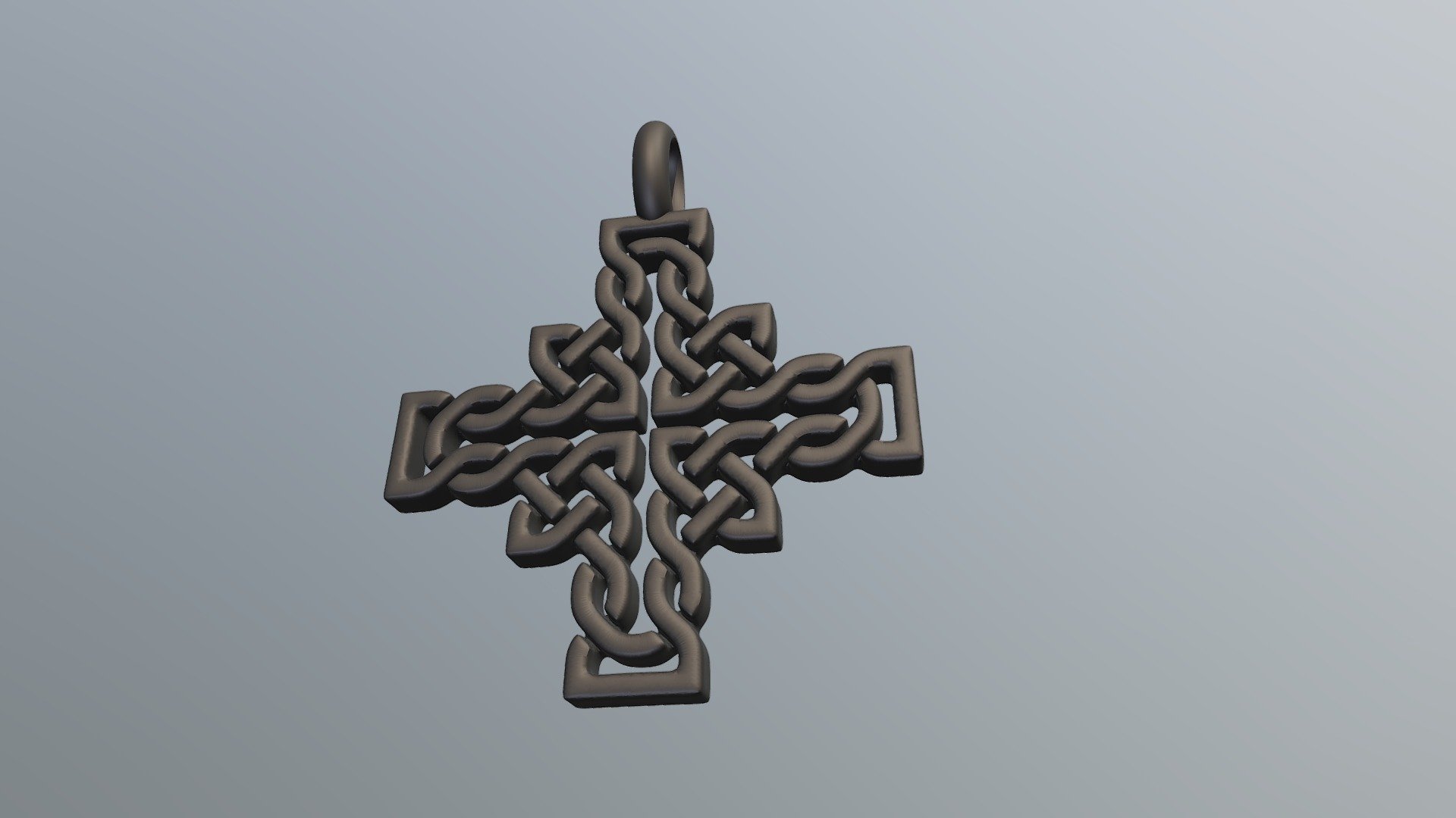 Celtic Knot Cross Contour - 3D model by kaaa [3a5b1d2] - Sketchfab
