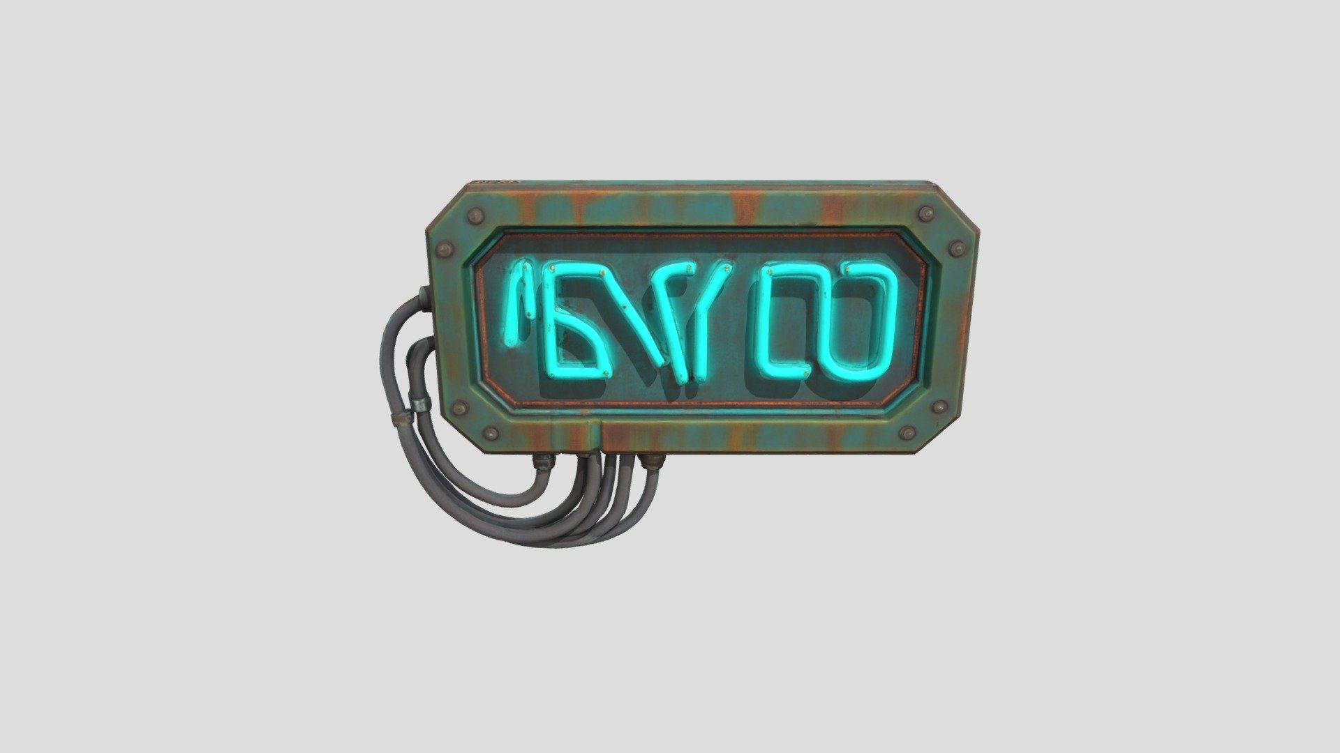 Cyberpunk Sign (from Cyber Prop Pack Vol.1) - 3D model by jcjohnny5 ...