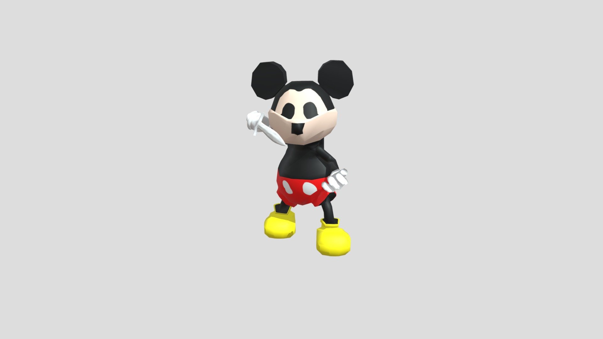 Mickey Mouse - 3D model by navarroram [3a60ce7] - Sketchfab