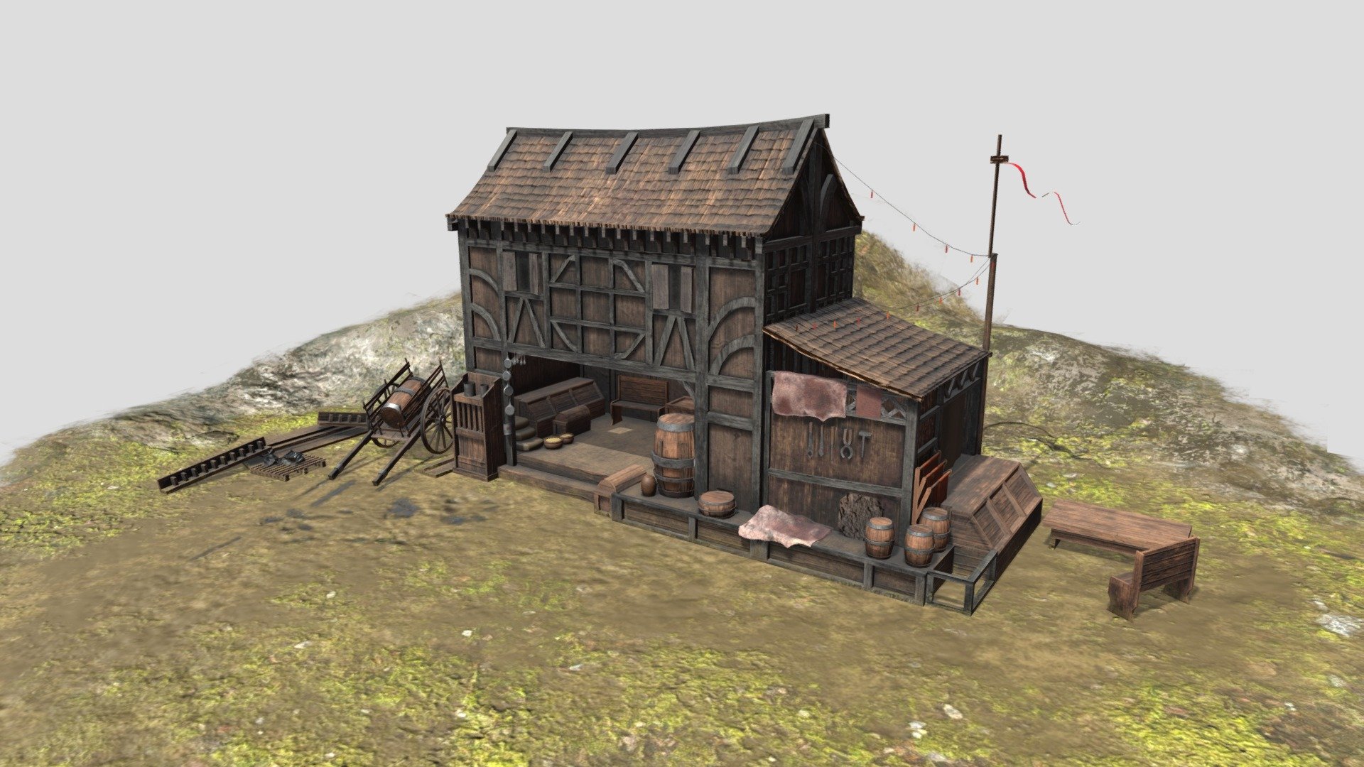 Fantasy House - 3D model by rajs62638 [3a61ef9] - Sketchfab