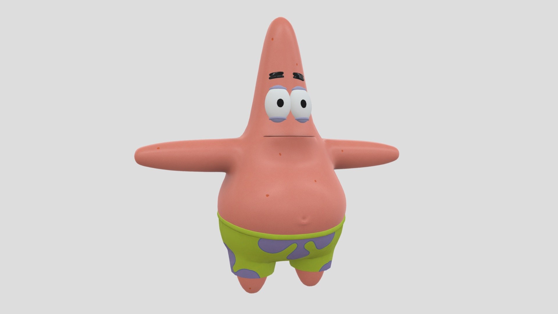 BFBBR - Patrick Star - Download Free 3D model by SMF Features Developed From Cheryl Hill ...
