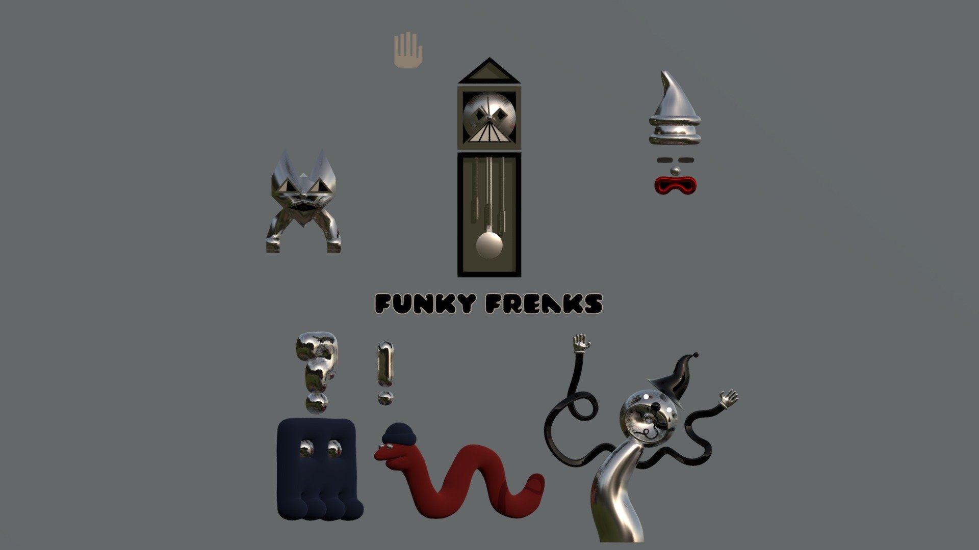 Funky Freaks - Download Free 3D model by pizzabrian [3a63f55] - Sketchfab