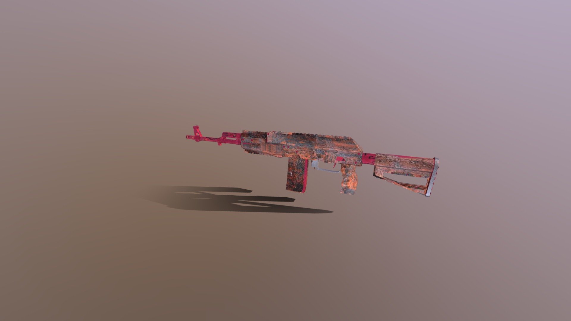 Ak 308 RUSTPINK - 3D model by ETIVAC_boy [3a641e9] - Sketchfab