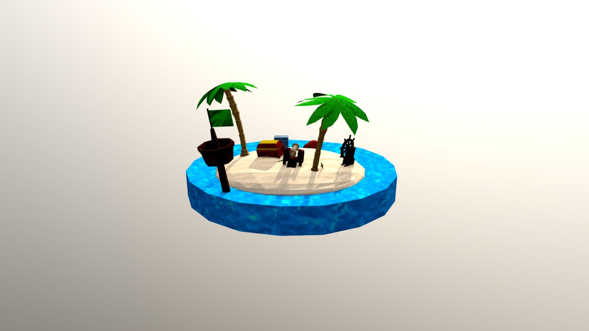 Island - 3D model by Jaden.Matthew.Streeting [3a64325] - Sketchfab
